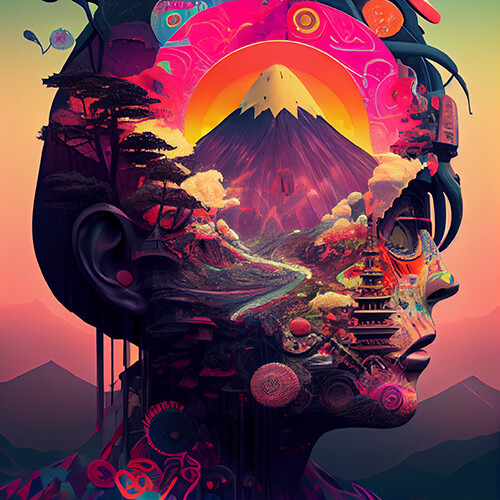 Witchy Studio - A Psychedelic AI Journey through Japan