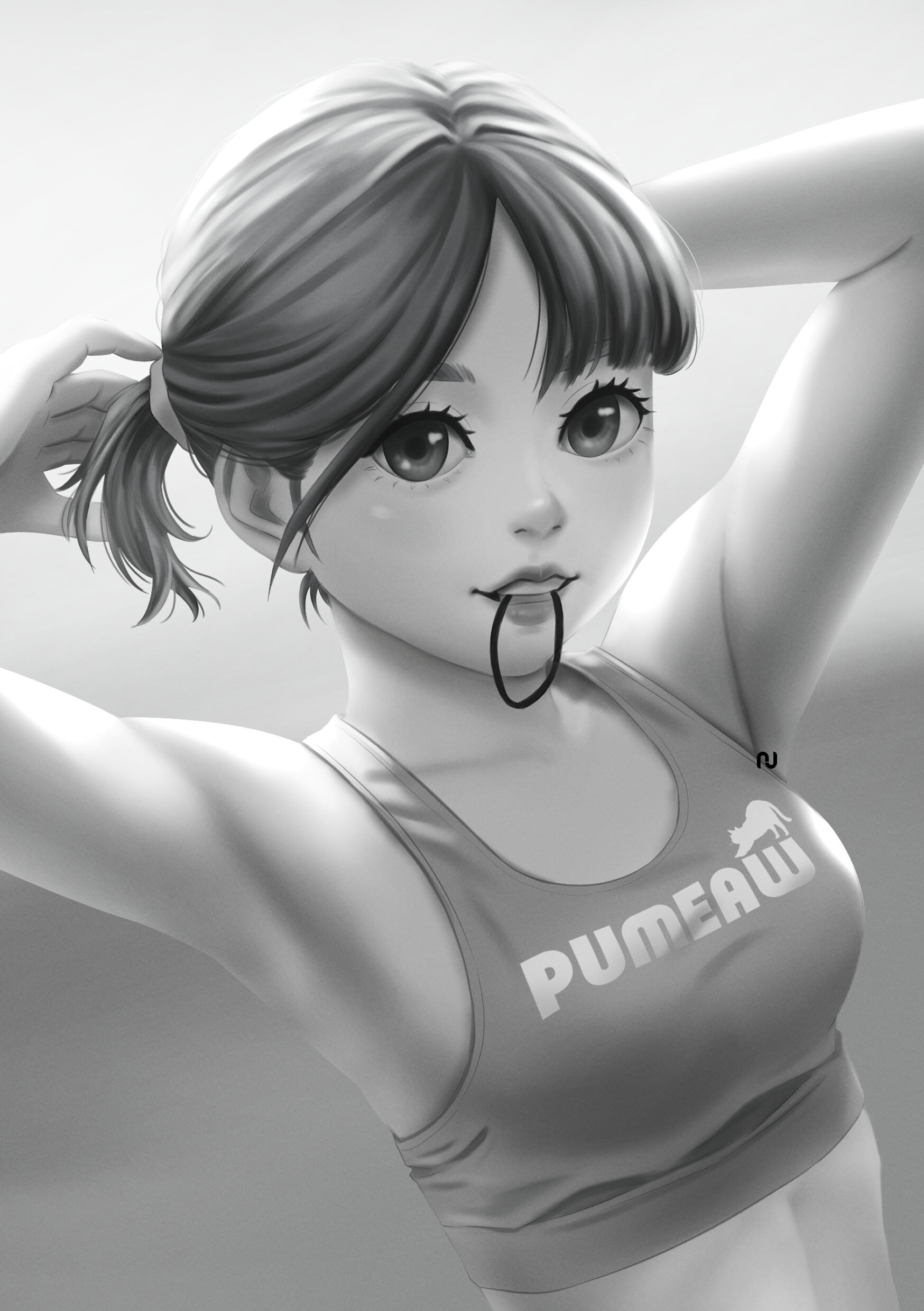 ArtStation - Gray scale study