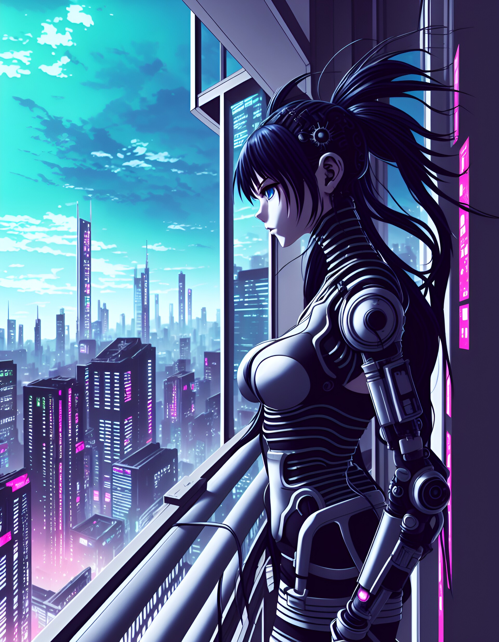 ArtStation - Nova: Neon Nights and Hacker Fights