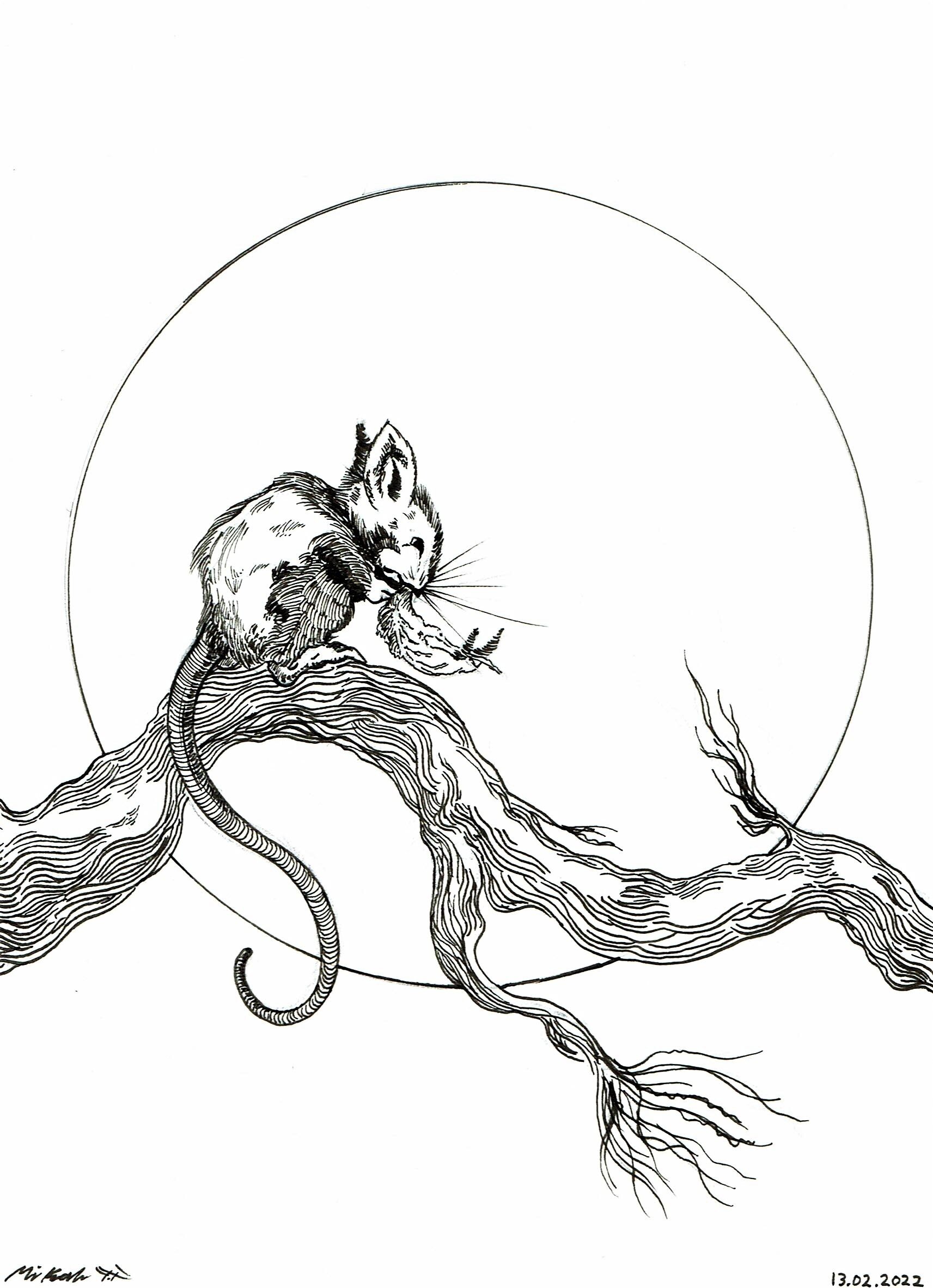 ArtStation - The littel forest mouse, a gift for aunt