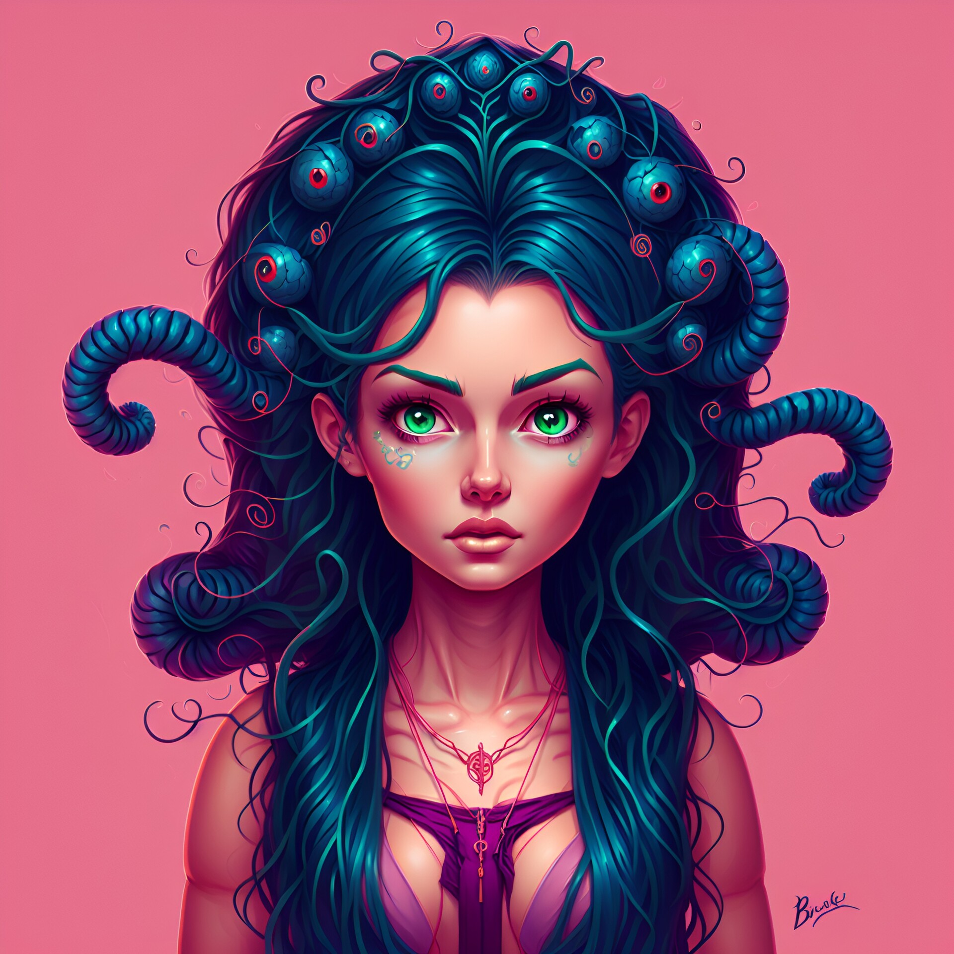 InterlinkedAI - Medussa: The Tangled Curl
