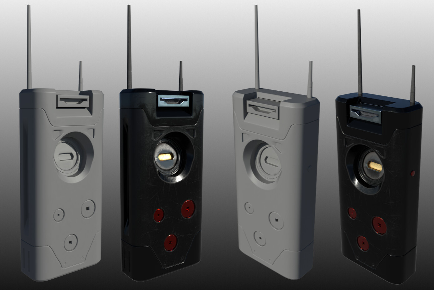 ArtStation - Tracking Locator - Hard Surface Modelling