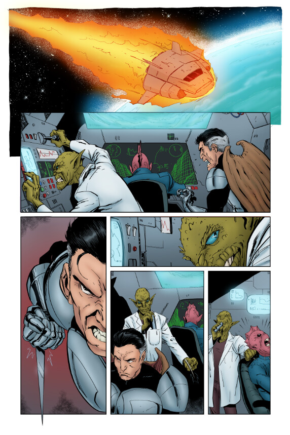 ArtStation - Escape to Earth #2 page