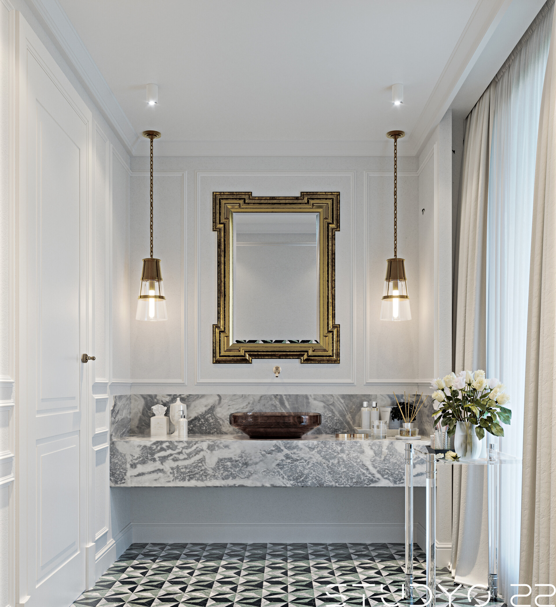 ArtStation - Guest WC Design