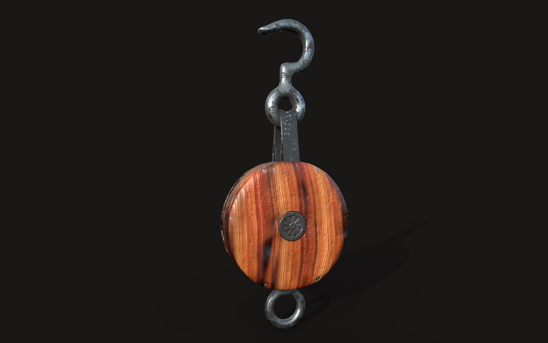 ArtStation - Old Pulley modelling