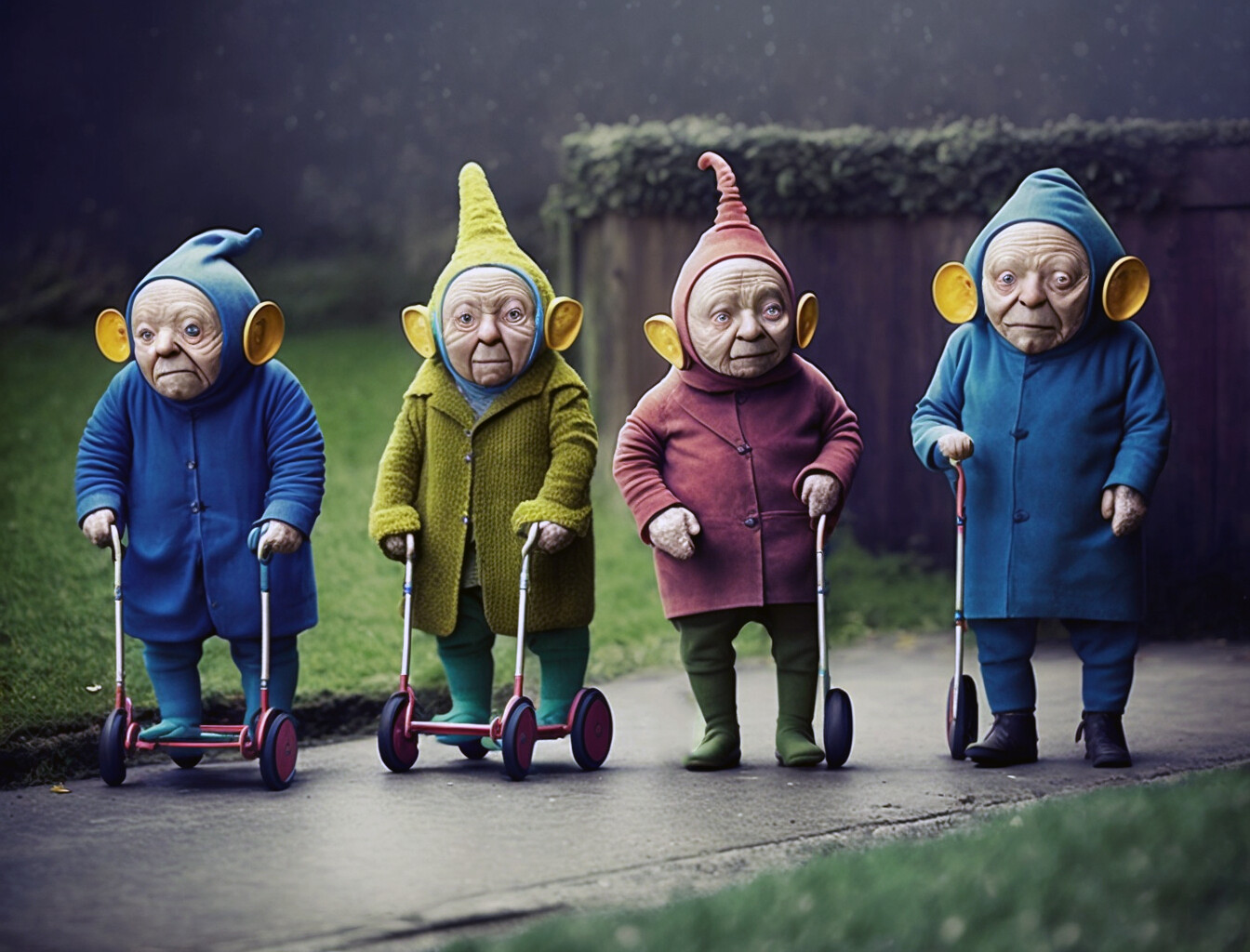 ArtStation - Day 167: The Old Teletubbies