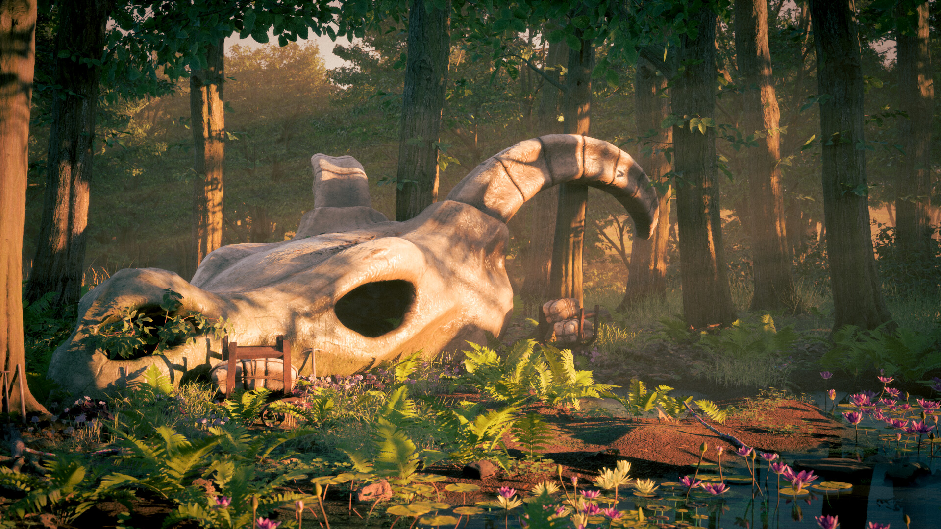 ArtStation - Dragon Bone Forest (Unreal Engine 5)