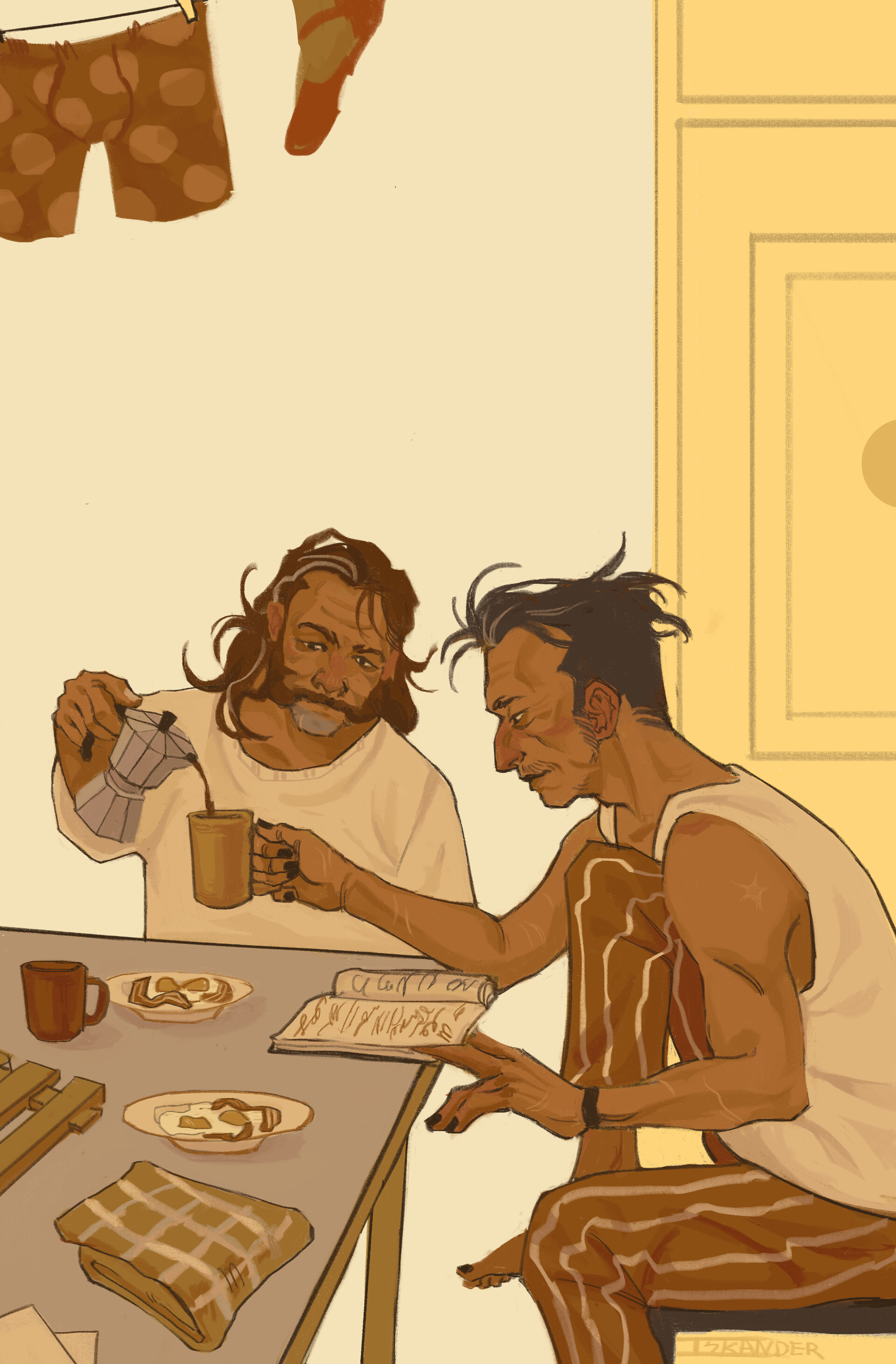 ArtStation - Warm morning