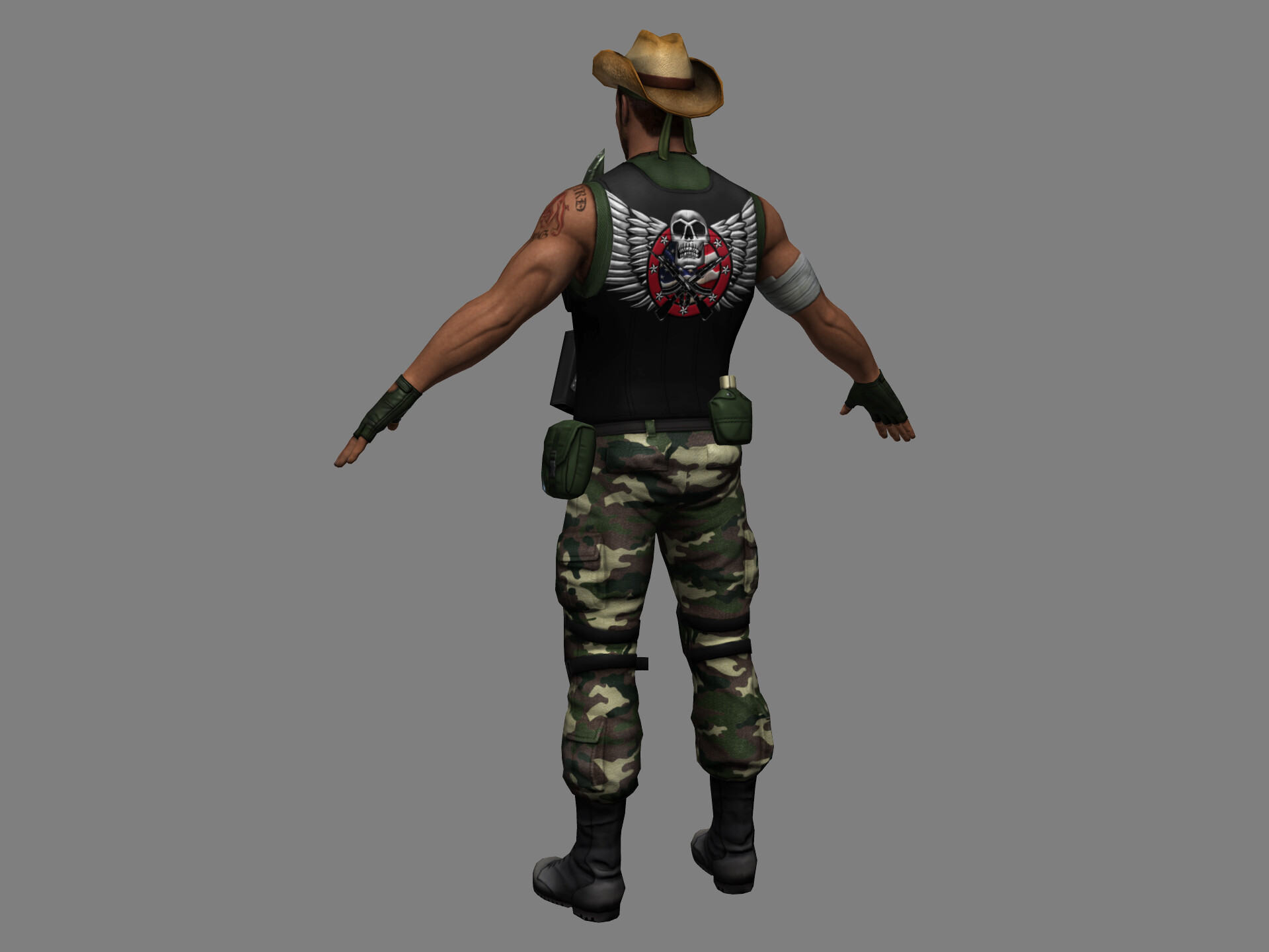 Andrew Locko - Jurassic Park arcade game - male InGen worker