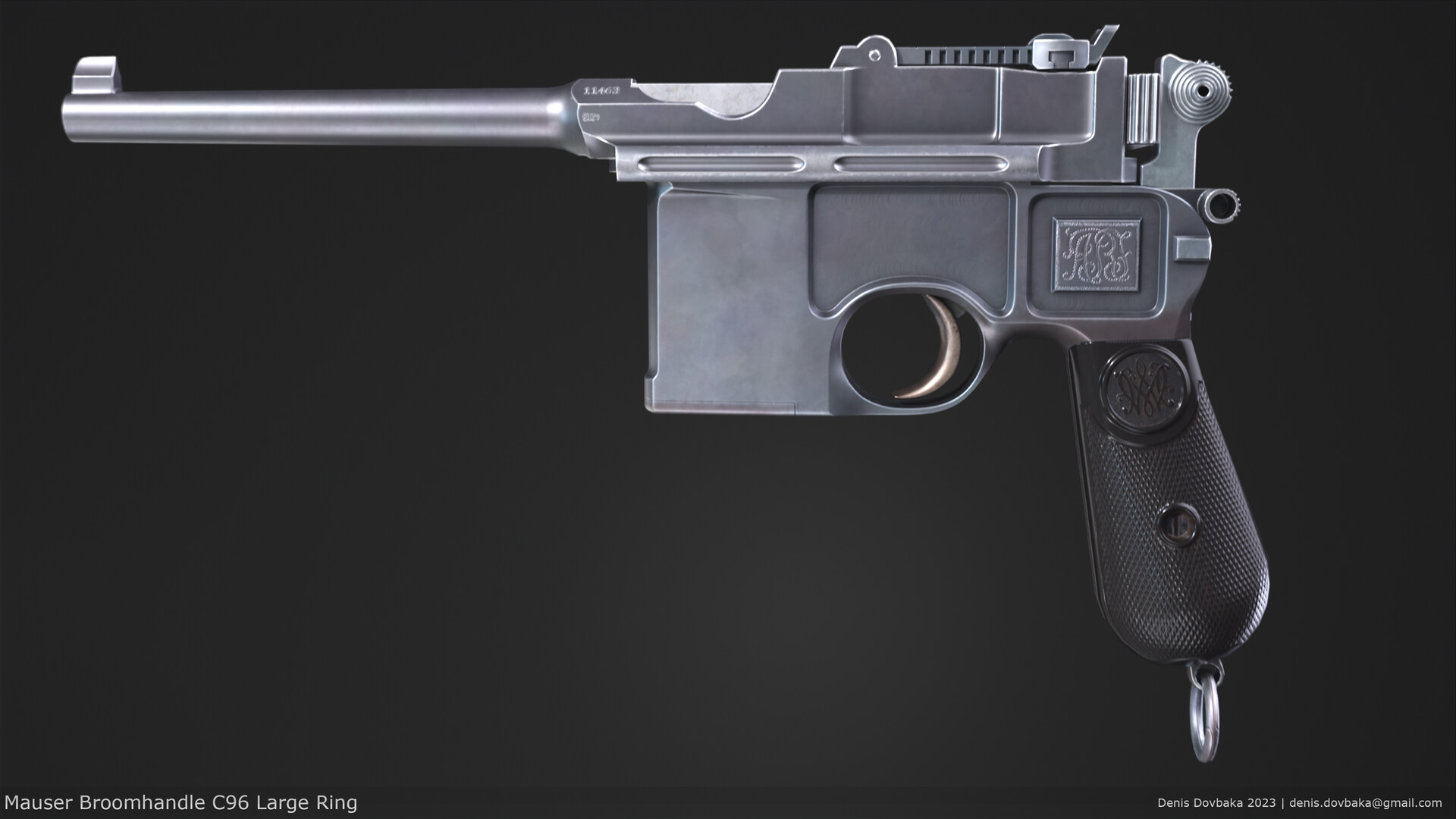 ArtStation - Mauser Broomhandle C96 Large Ring