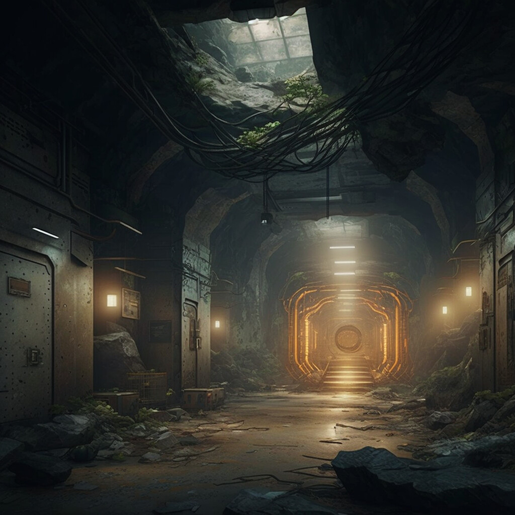 ArtStation - hidden sci-fi tunnel