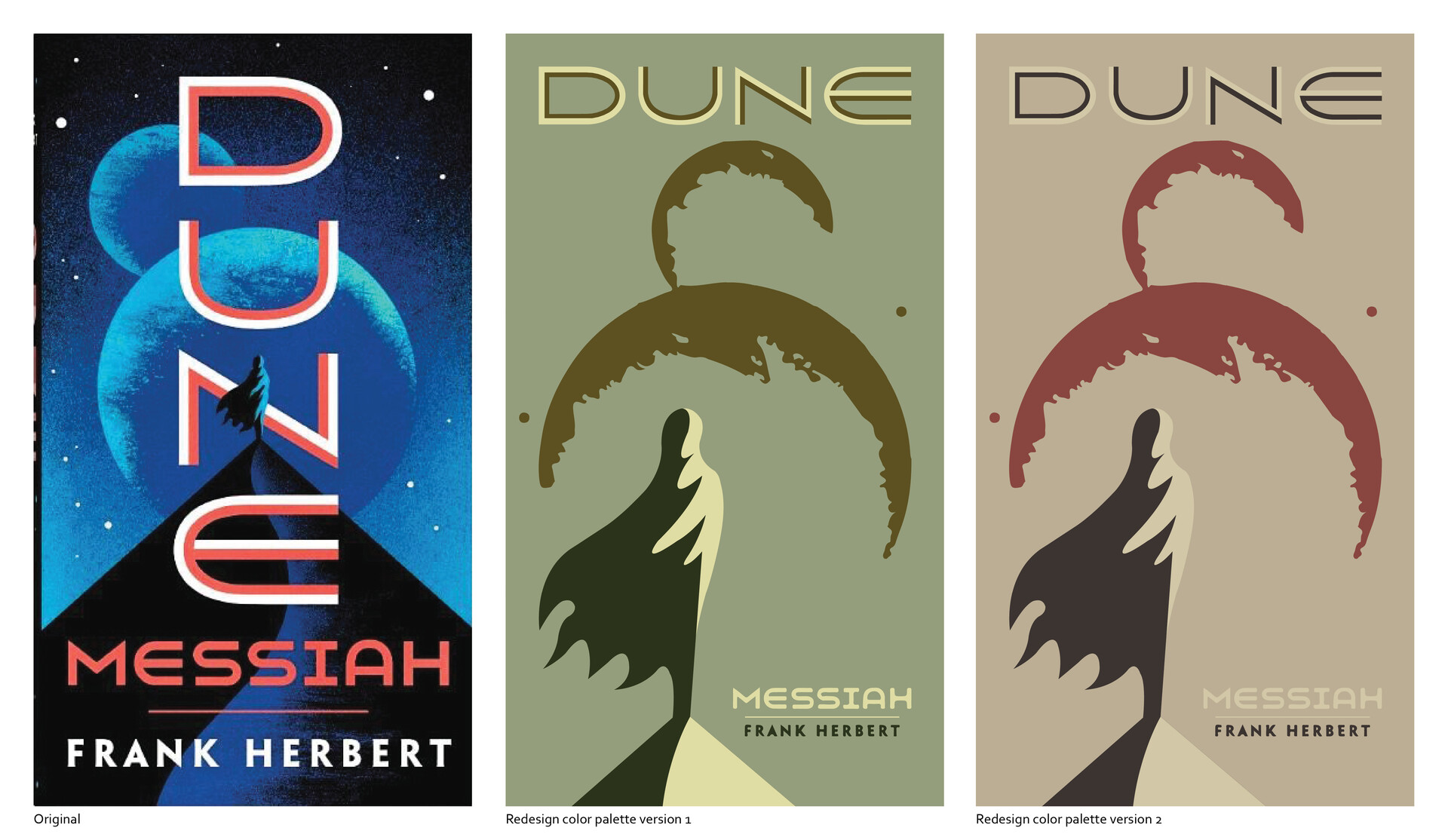ArtStation - Redesign project : Book Cover "Dune Messiah"