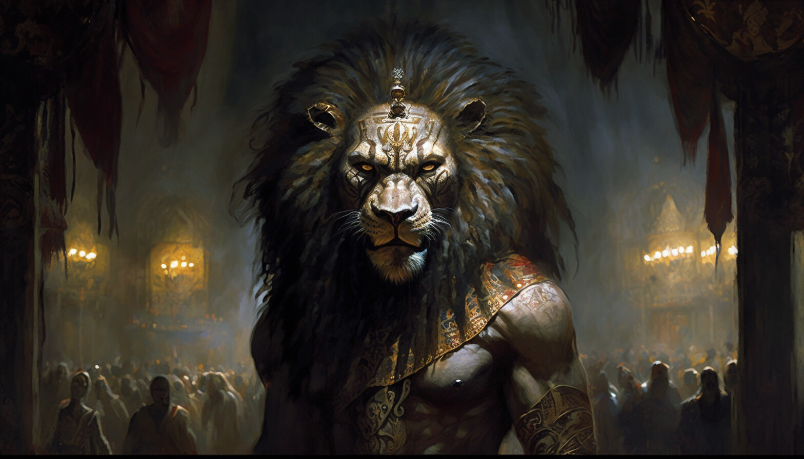 ArtStation - The Lion Man
