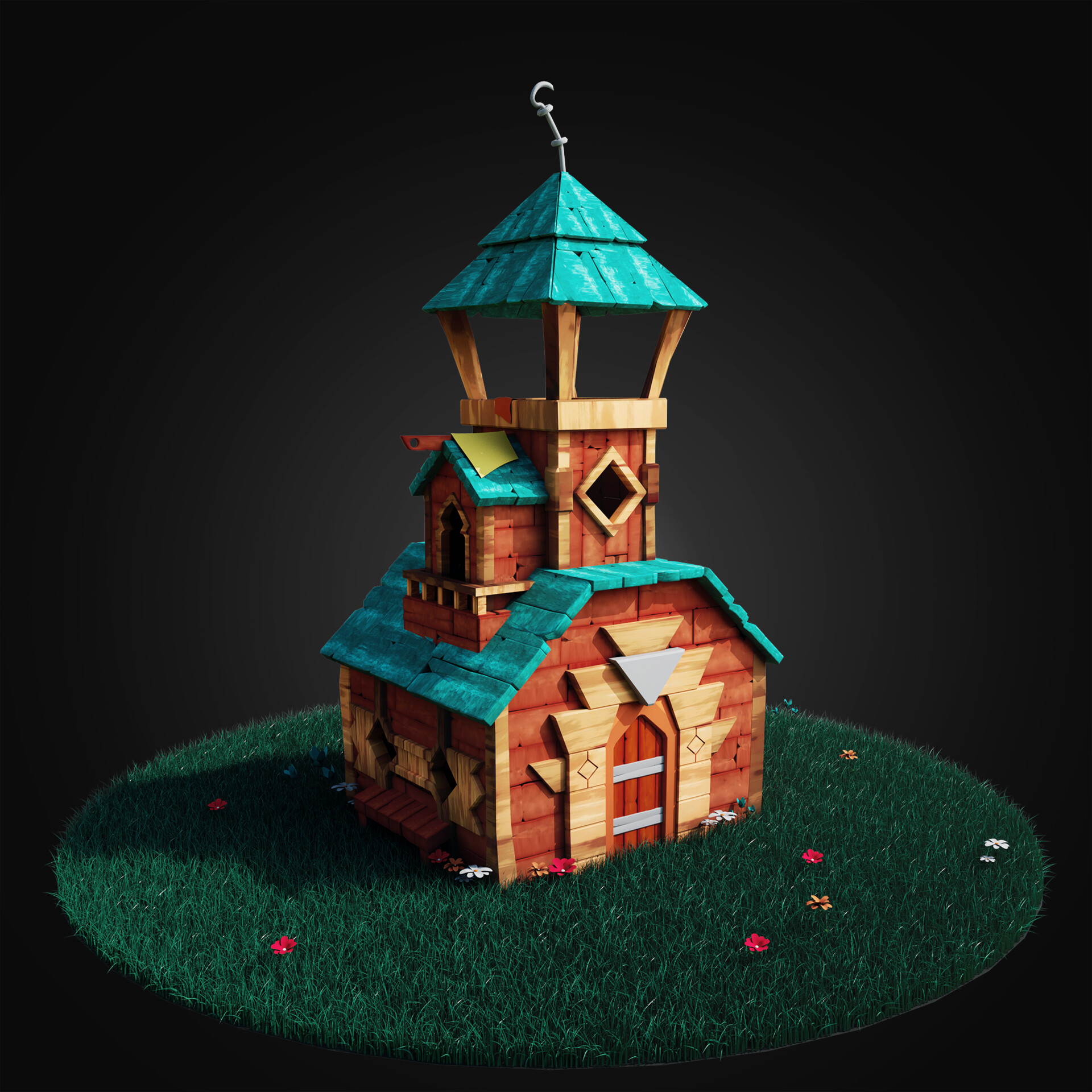 ArtStation - Stylized Building