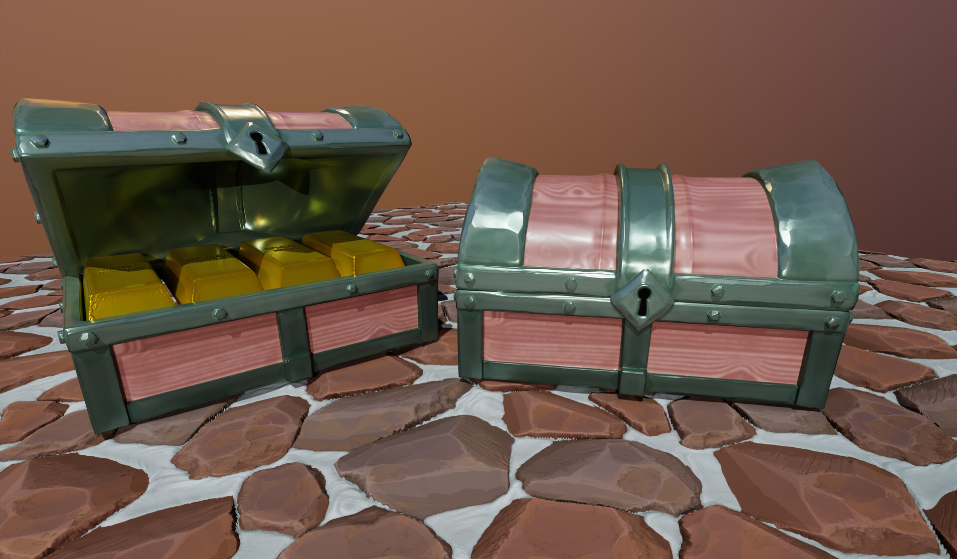ArtStation - Stylized Loot Chest