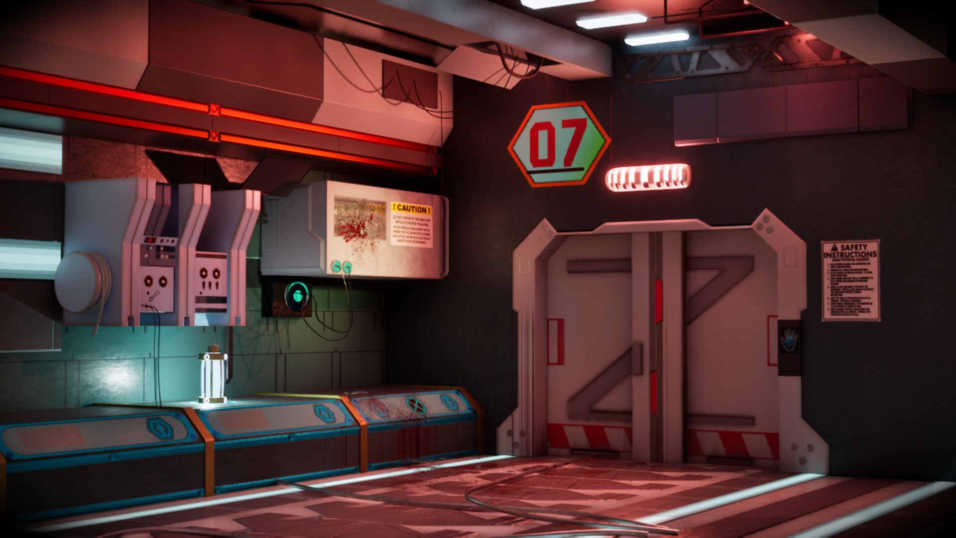 ArtStation - Sci-Fi Control Room Chaos