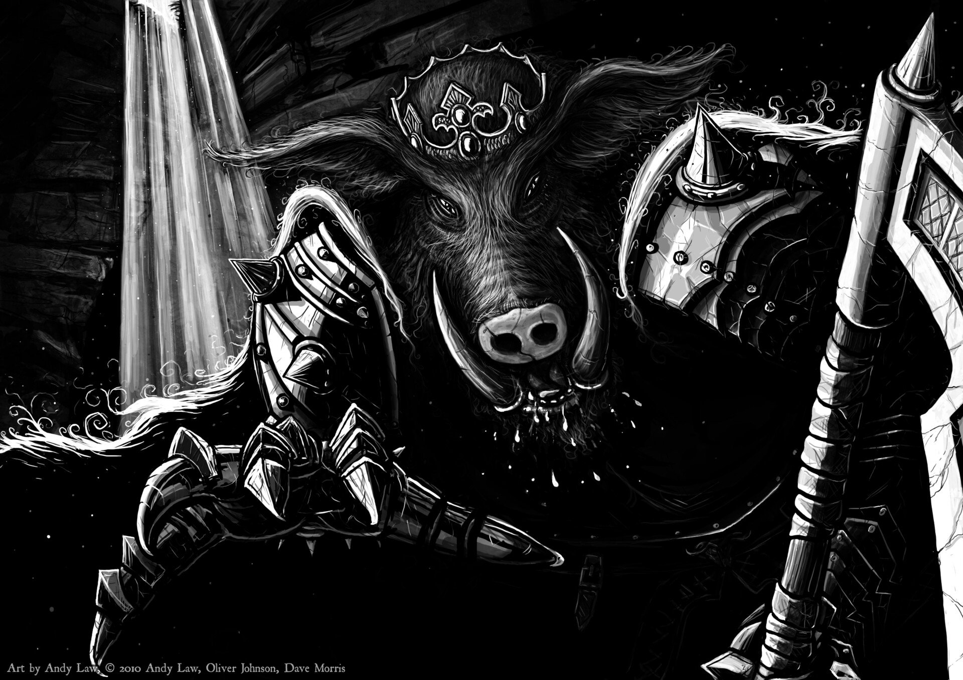 ArtStation - Garambar the Boar King