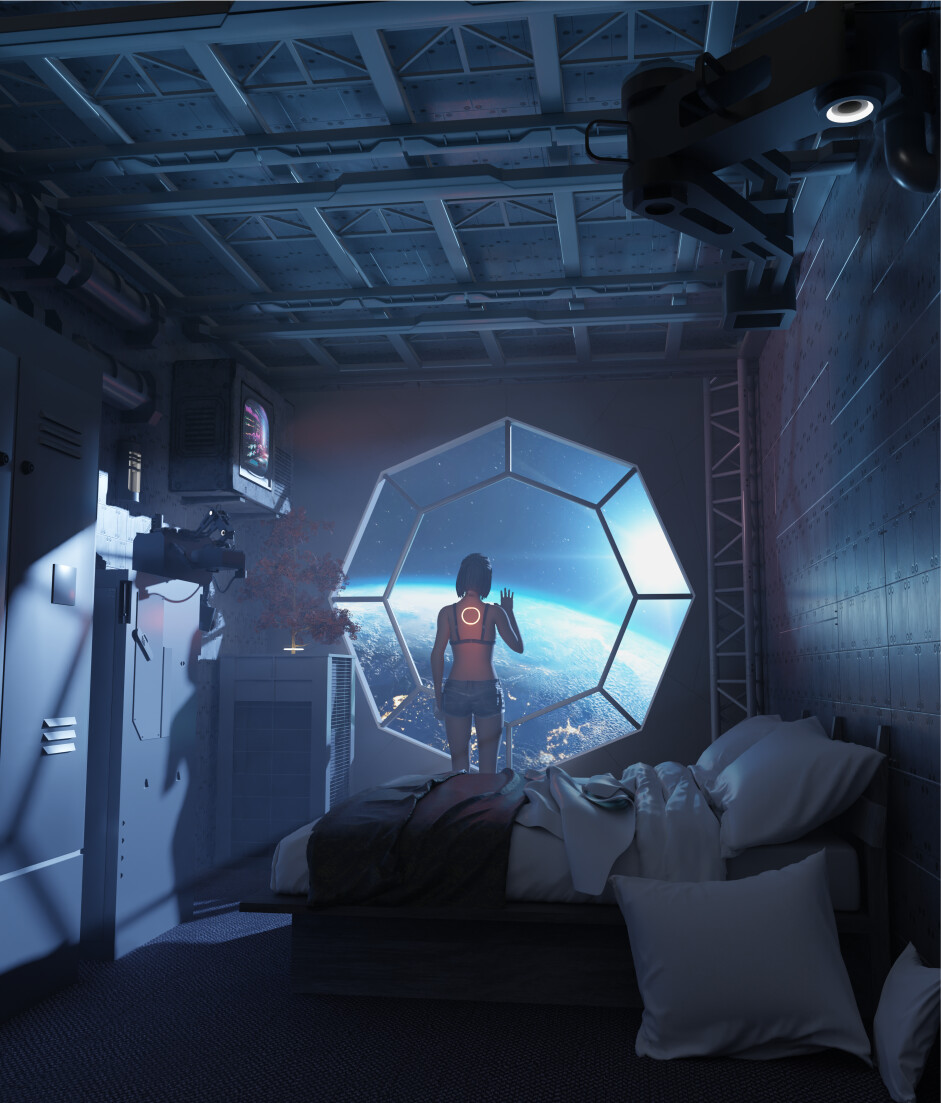 ArtStation - Space Room Concept Art