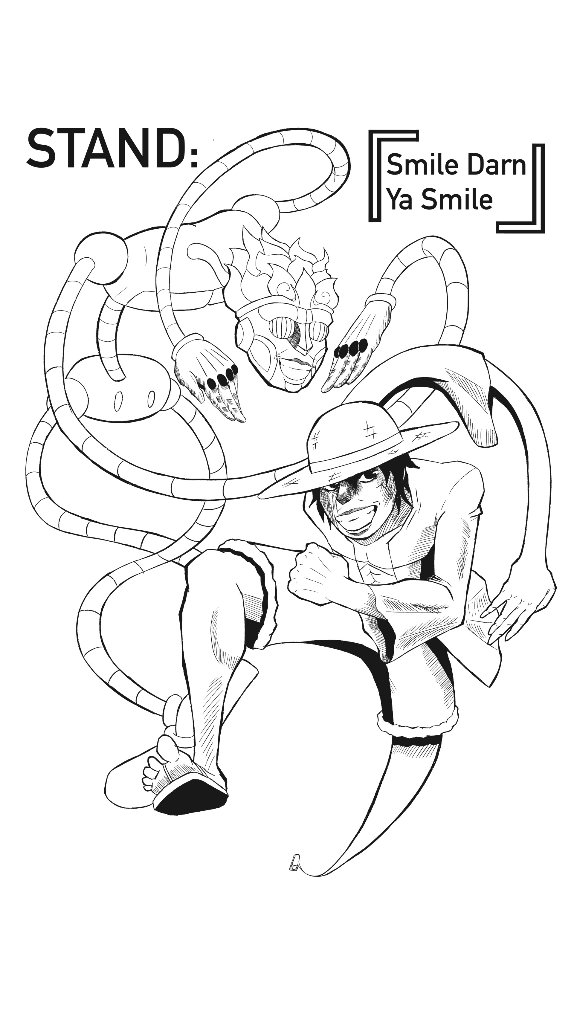 ArtStation - Luffy's Stand: Smile Darn You Smile