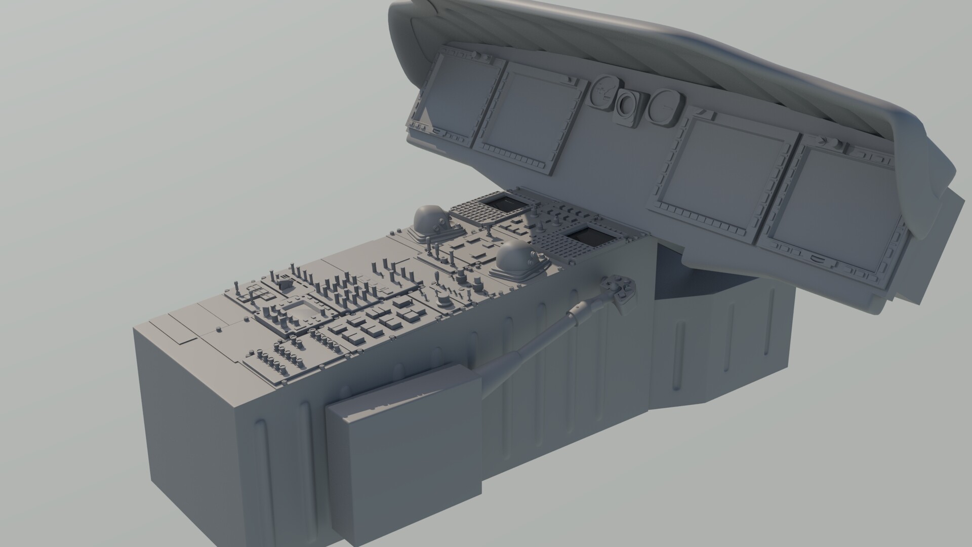 ArtStation - MH-60R - Cockpit - HP (WIP)