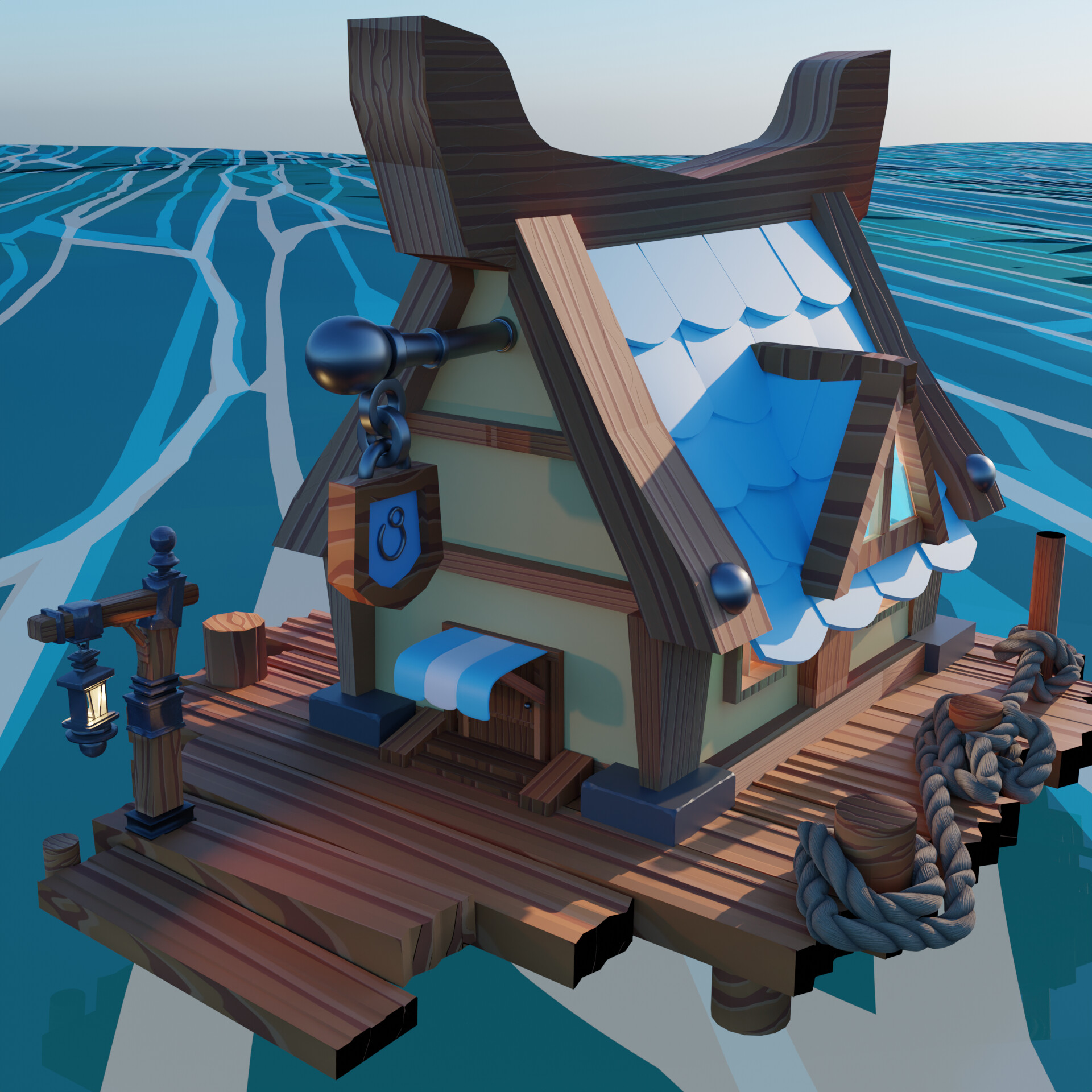ArtStation - Low Poly house