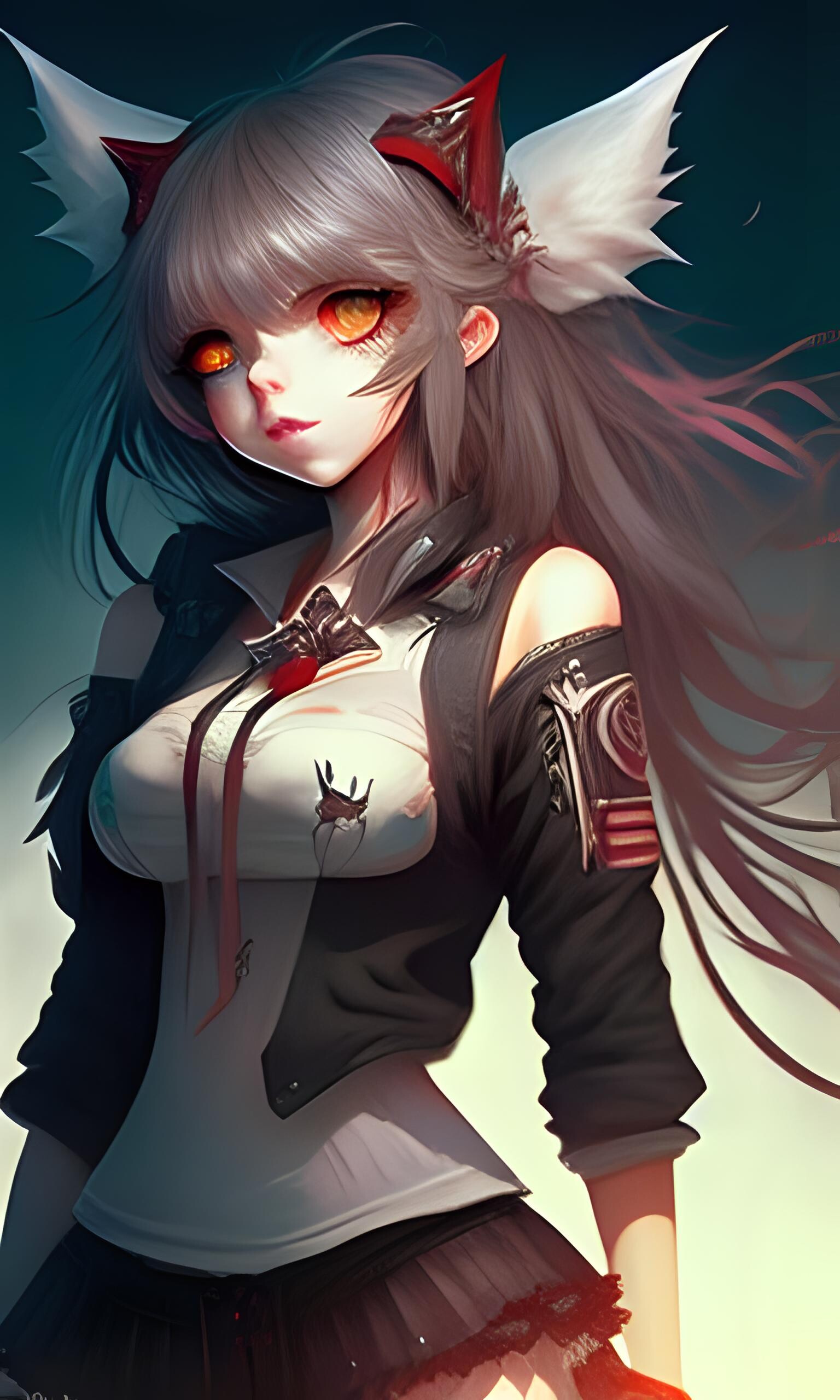 Artstation Ai Wolf Girl