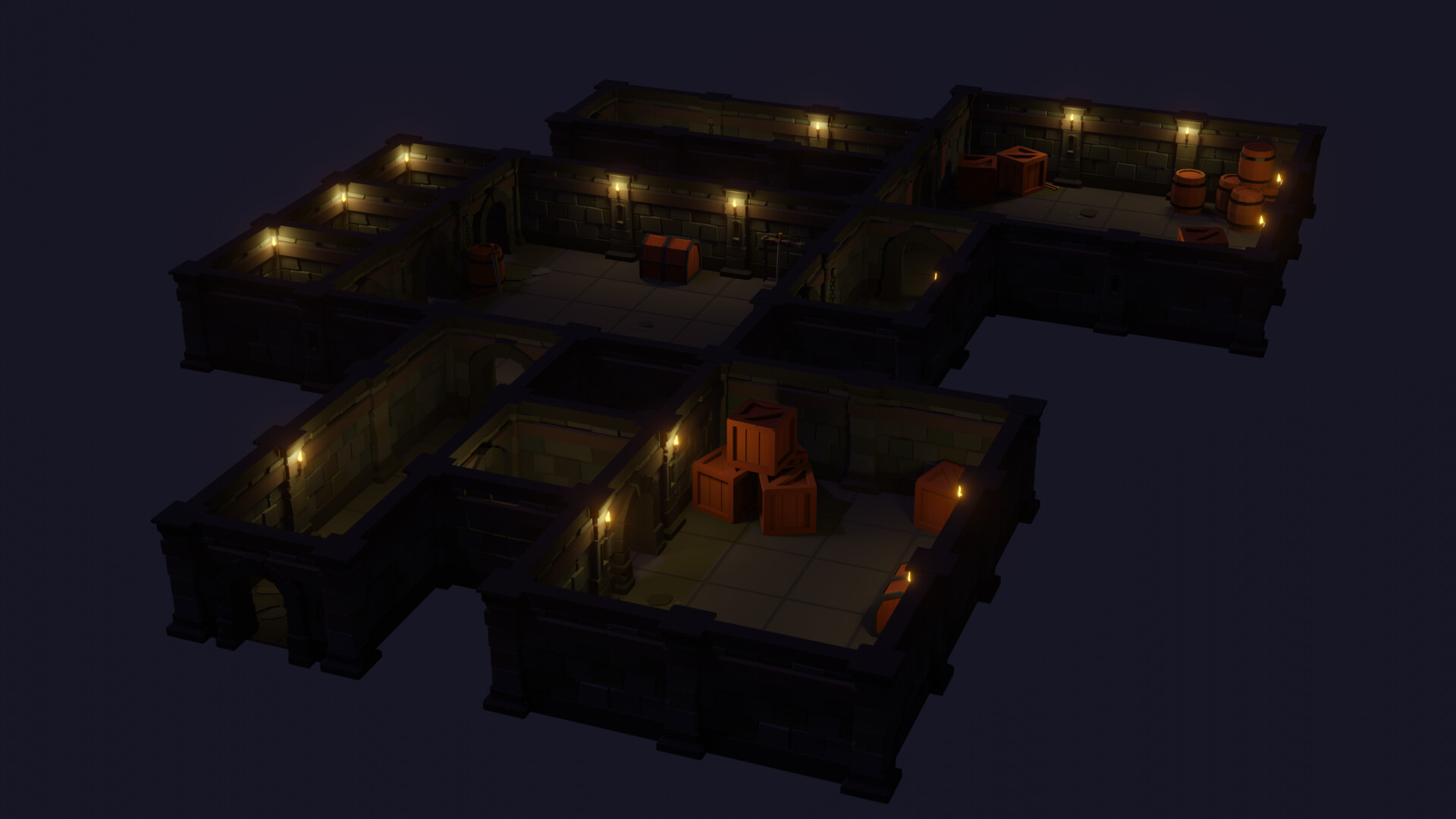 ArtStation - Dungeon (Using Modular Assets)