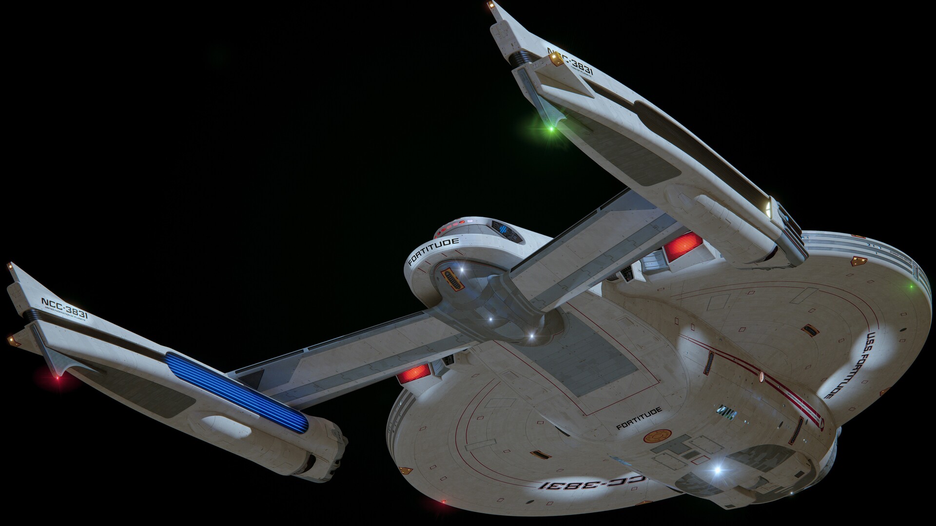 Howard Day - USS Fortitude cruising...