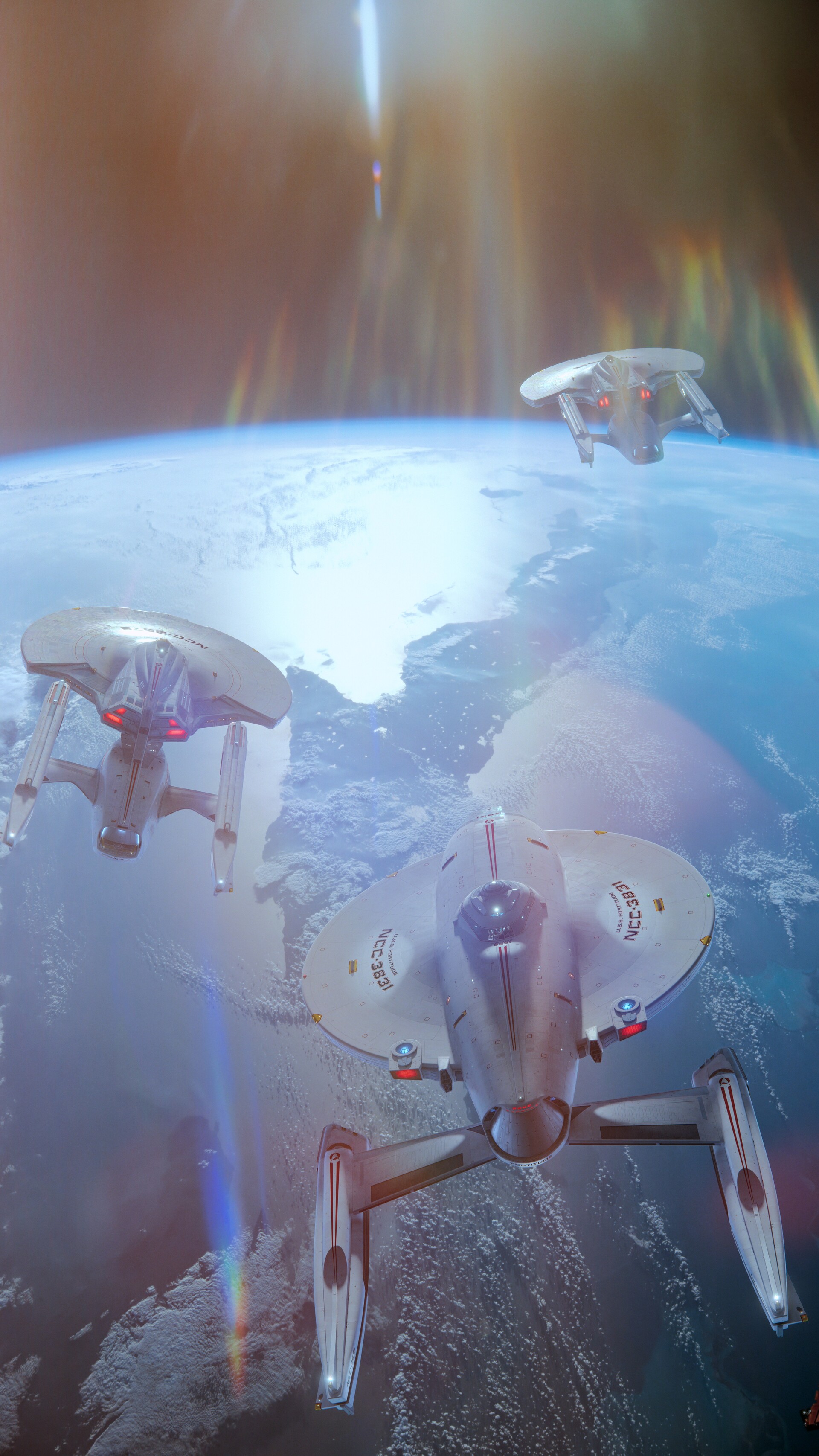 Howard Day - USS Fortitude cruising...