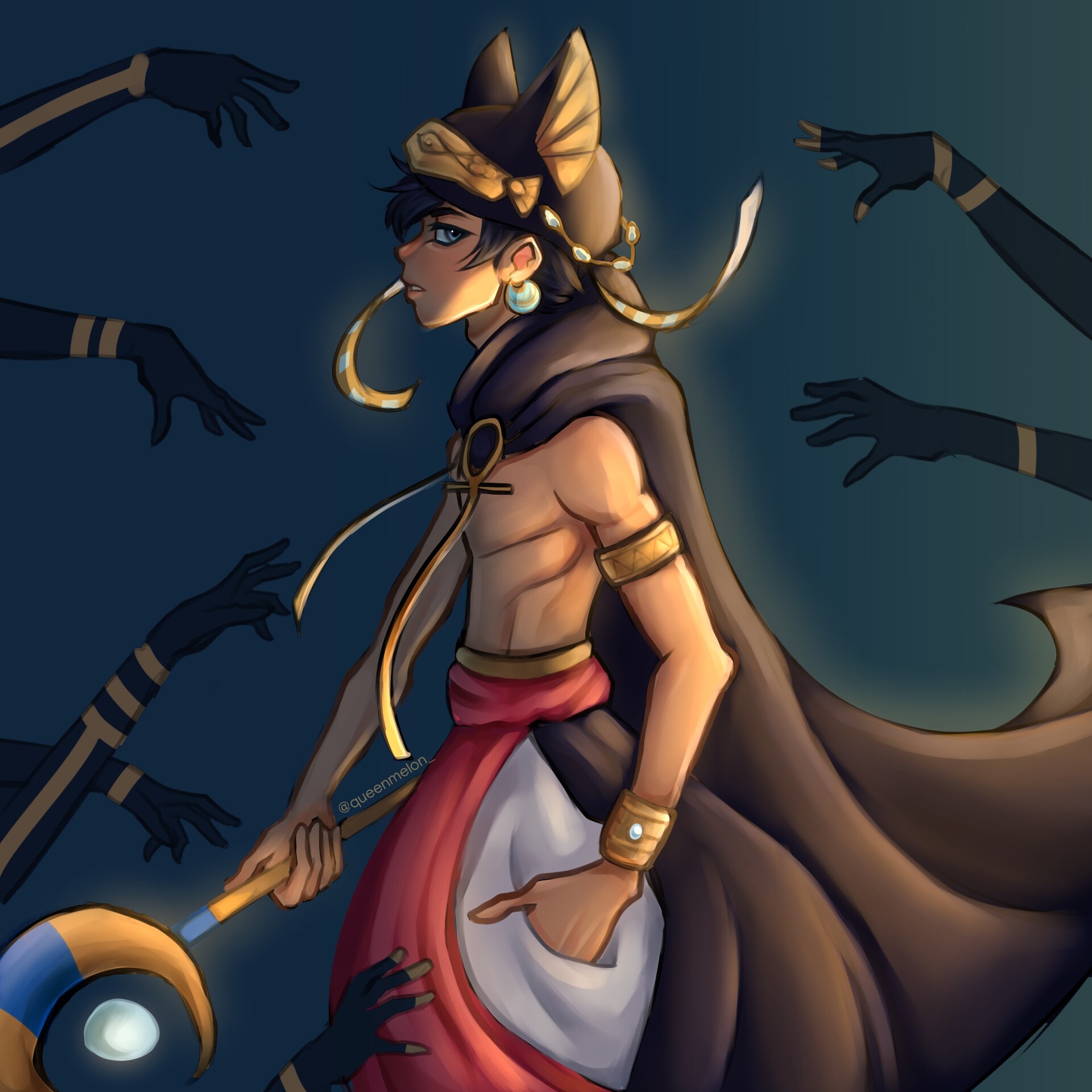 ArtStation - Great priest Imhotep fanart