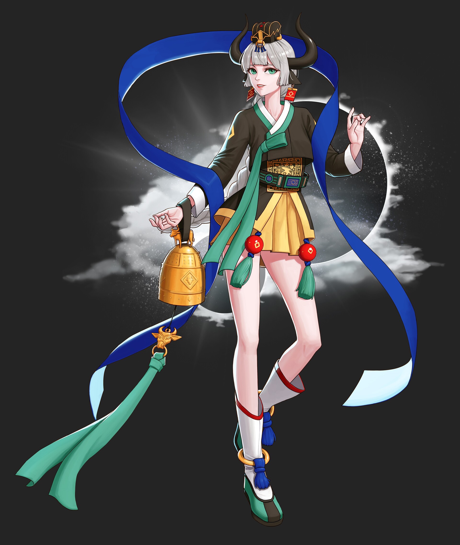 ArtStation - Han bok cow girl