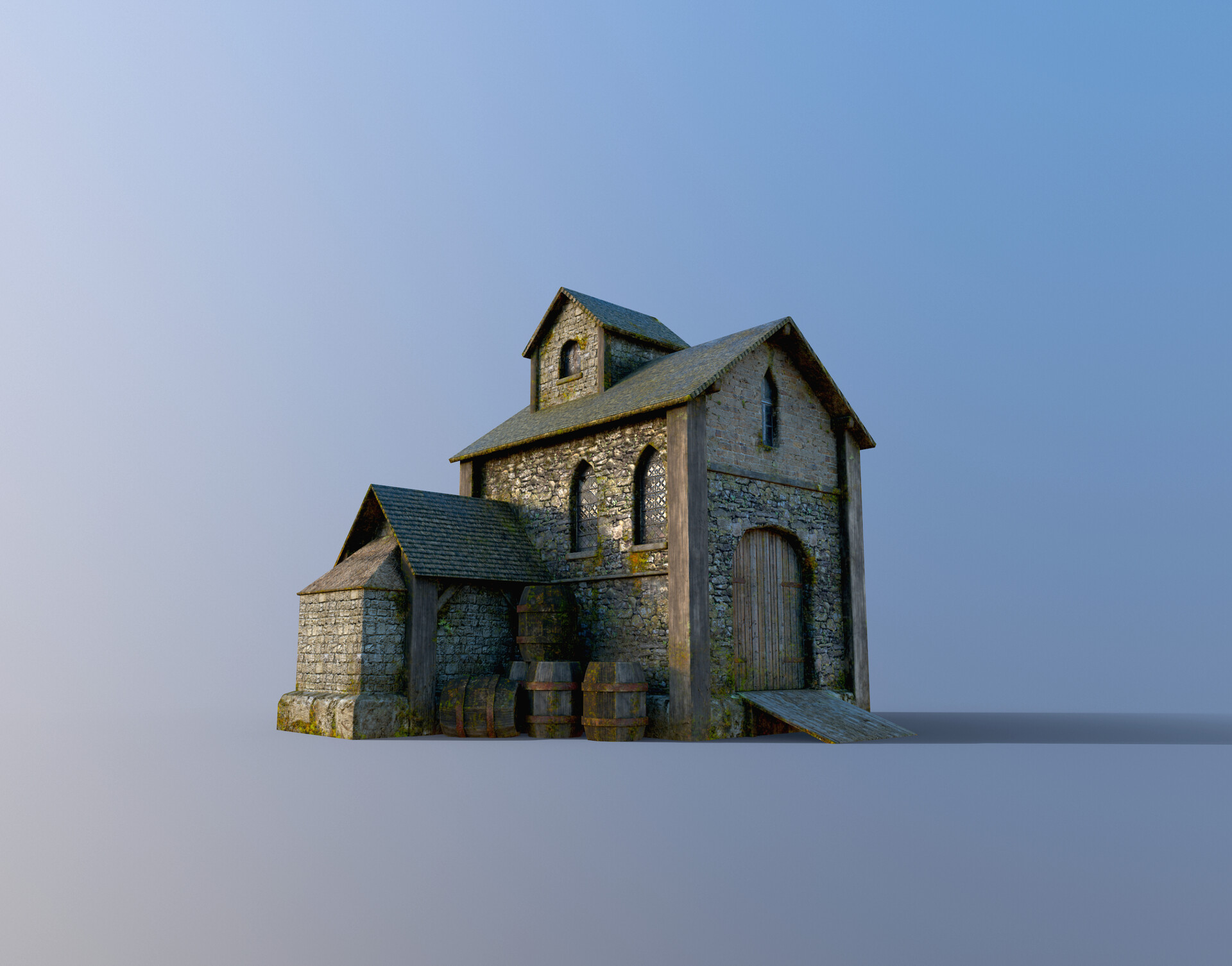 ArtStation - Medieval barn