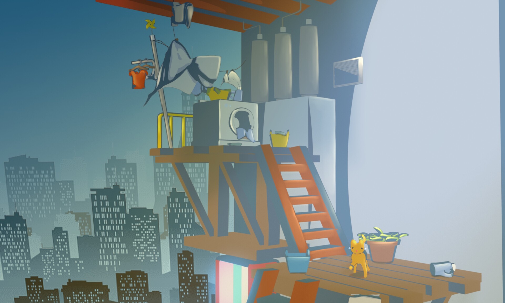 ArtStation - Toon shader 3D scene