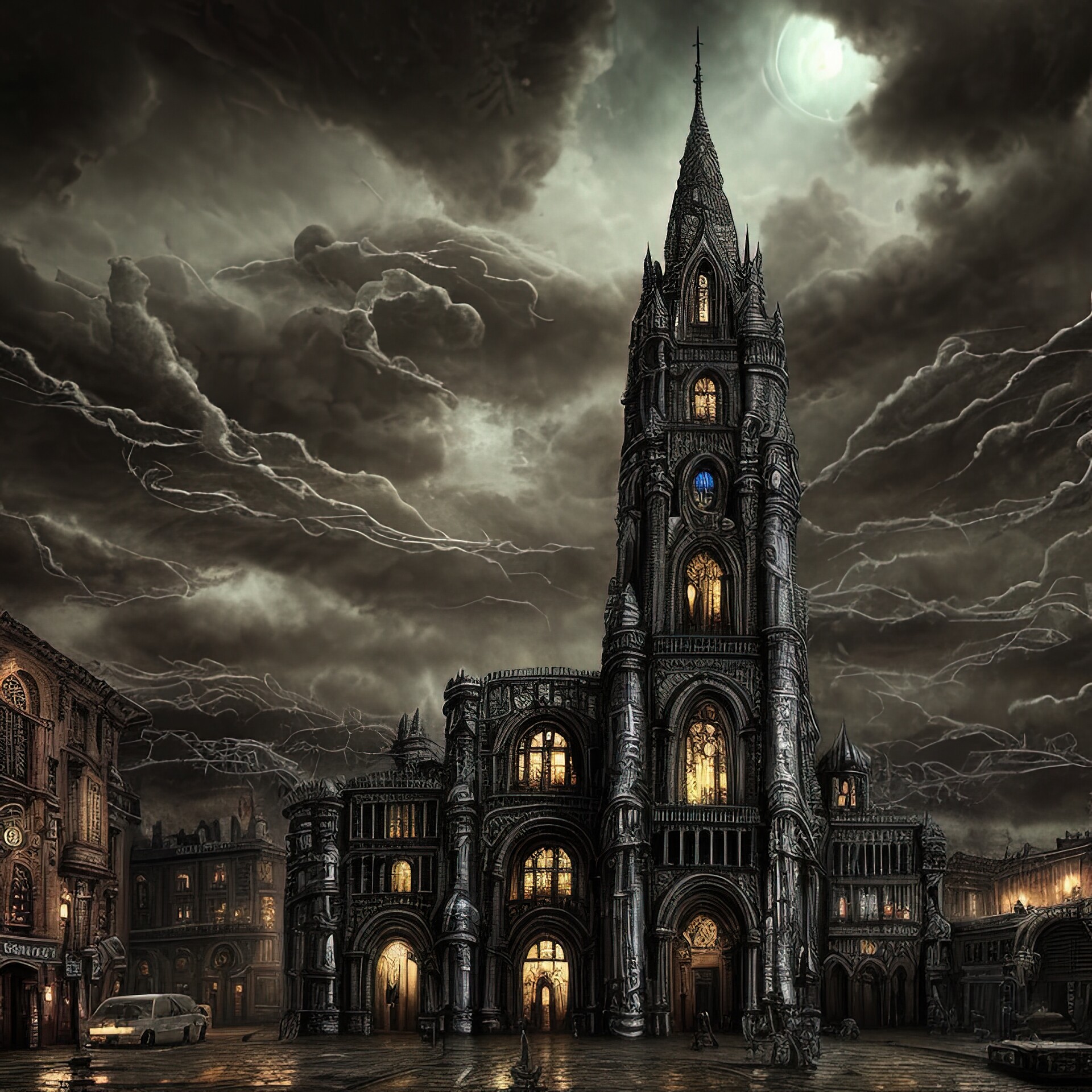 ArtStation - Gothic style cathedral