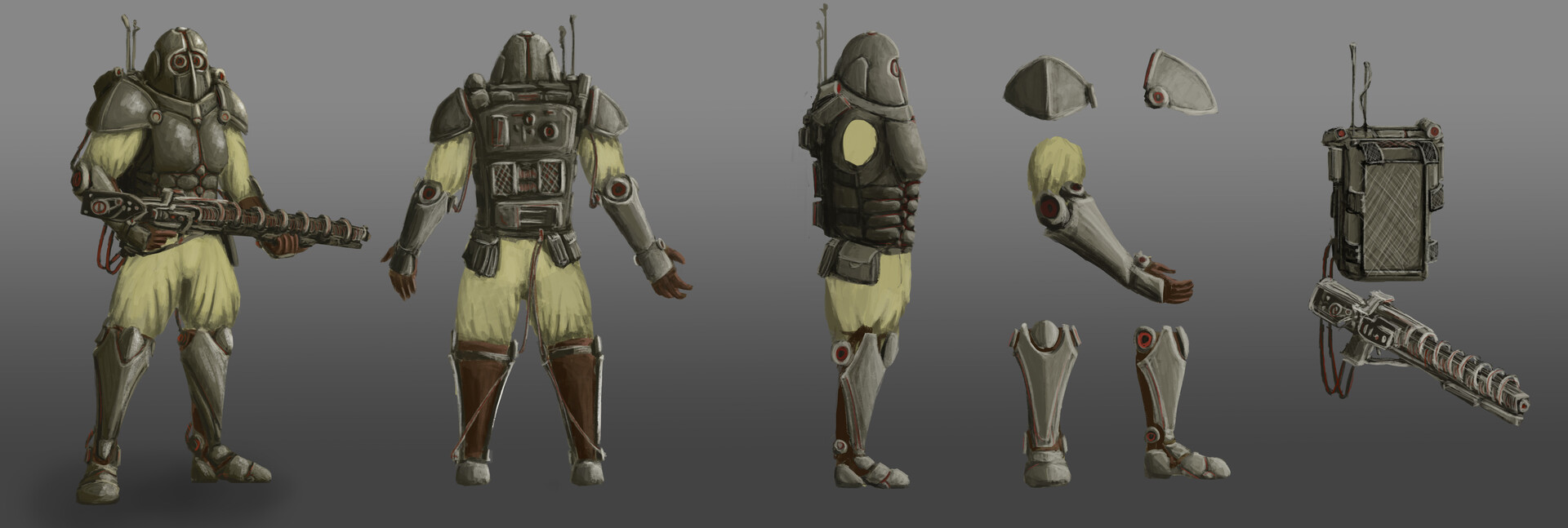 ArtStation - Gauss Trooper Concept