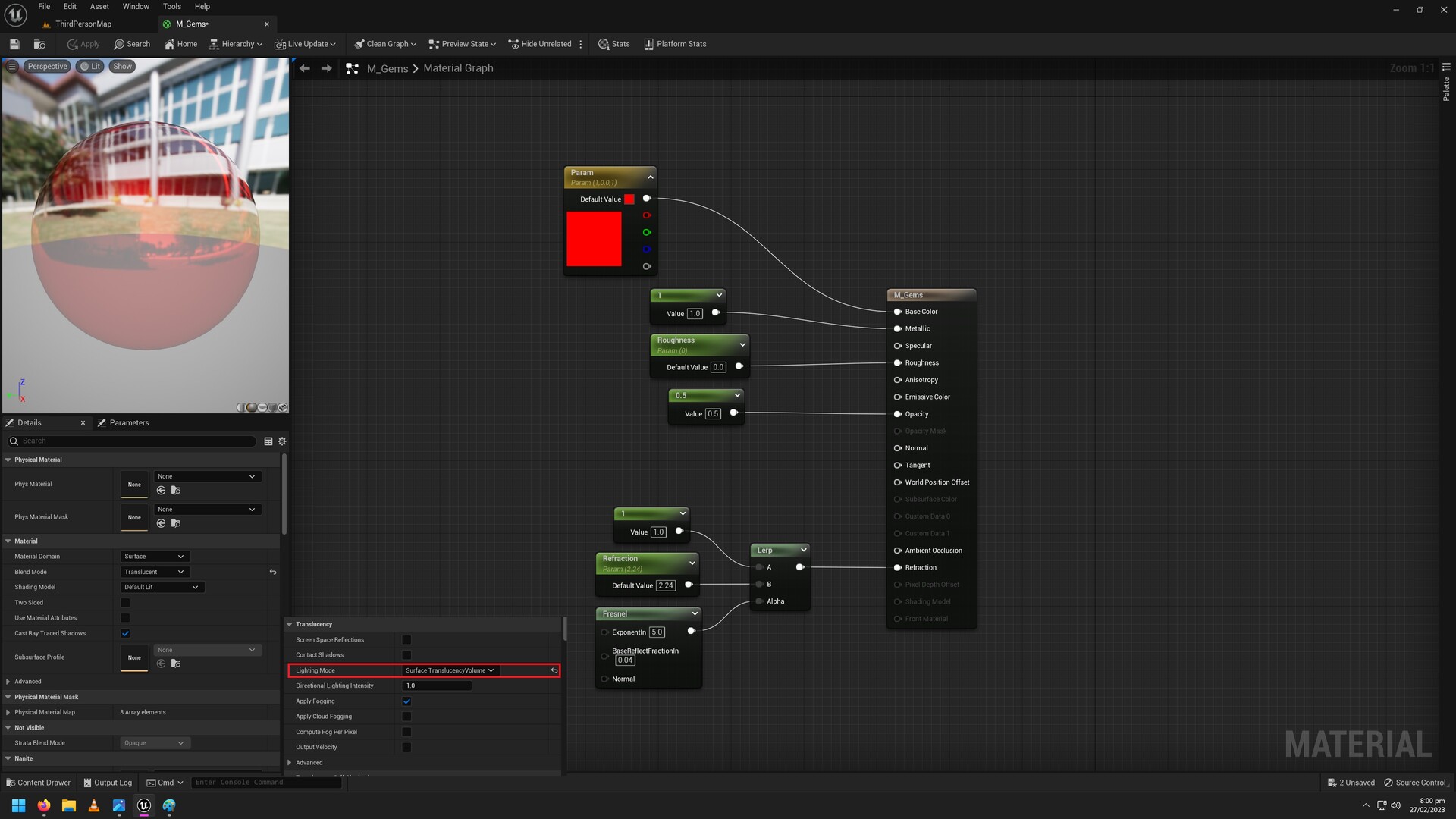 Damien Ramirez (CG) - Materials Part 3 UE5