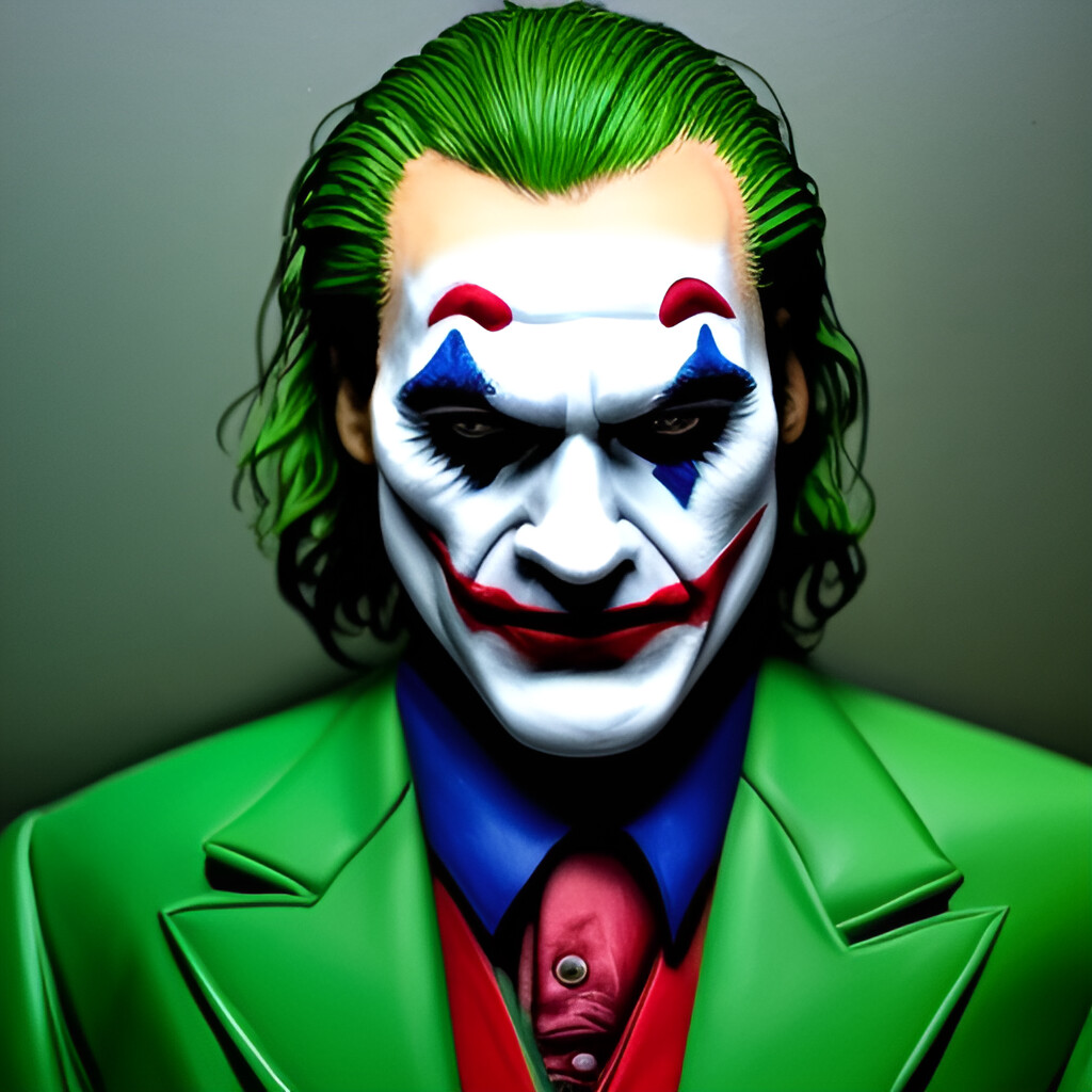 ArtStation - Joker - DC (Hyperrealism, 3D paint)
