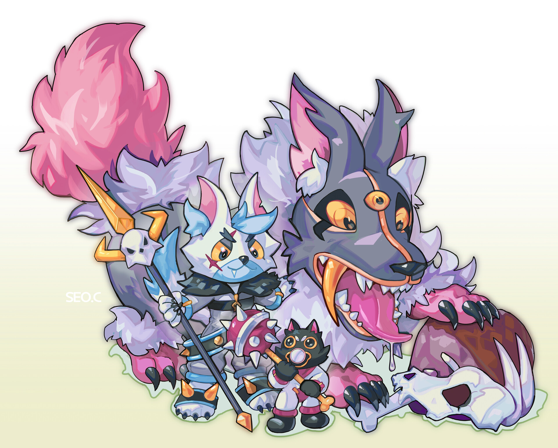 ArtStation - Keroberos_Ke, Robe, Ros