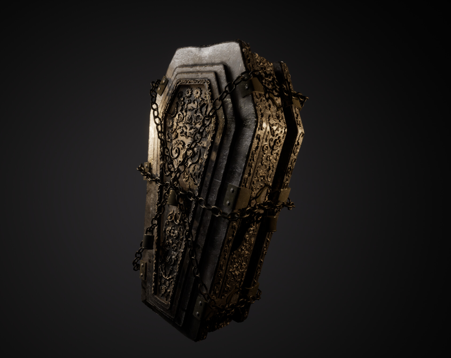 ArtStation - Bloodborne - Chained up coffin