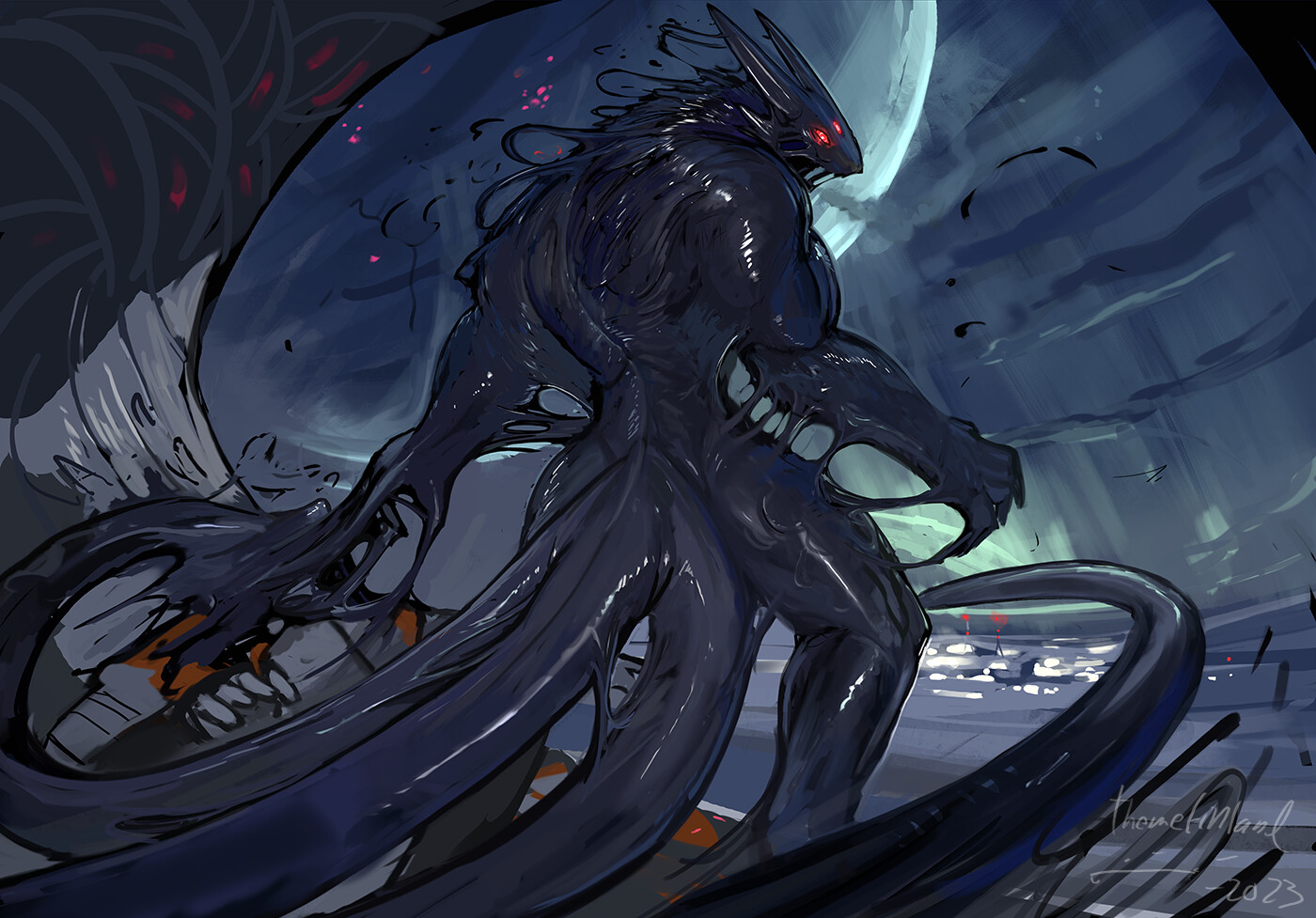 ArtStation - Forbidden knowledge [commission]