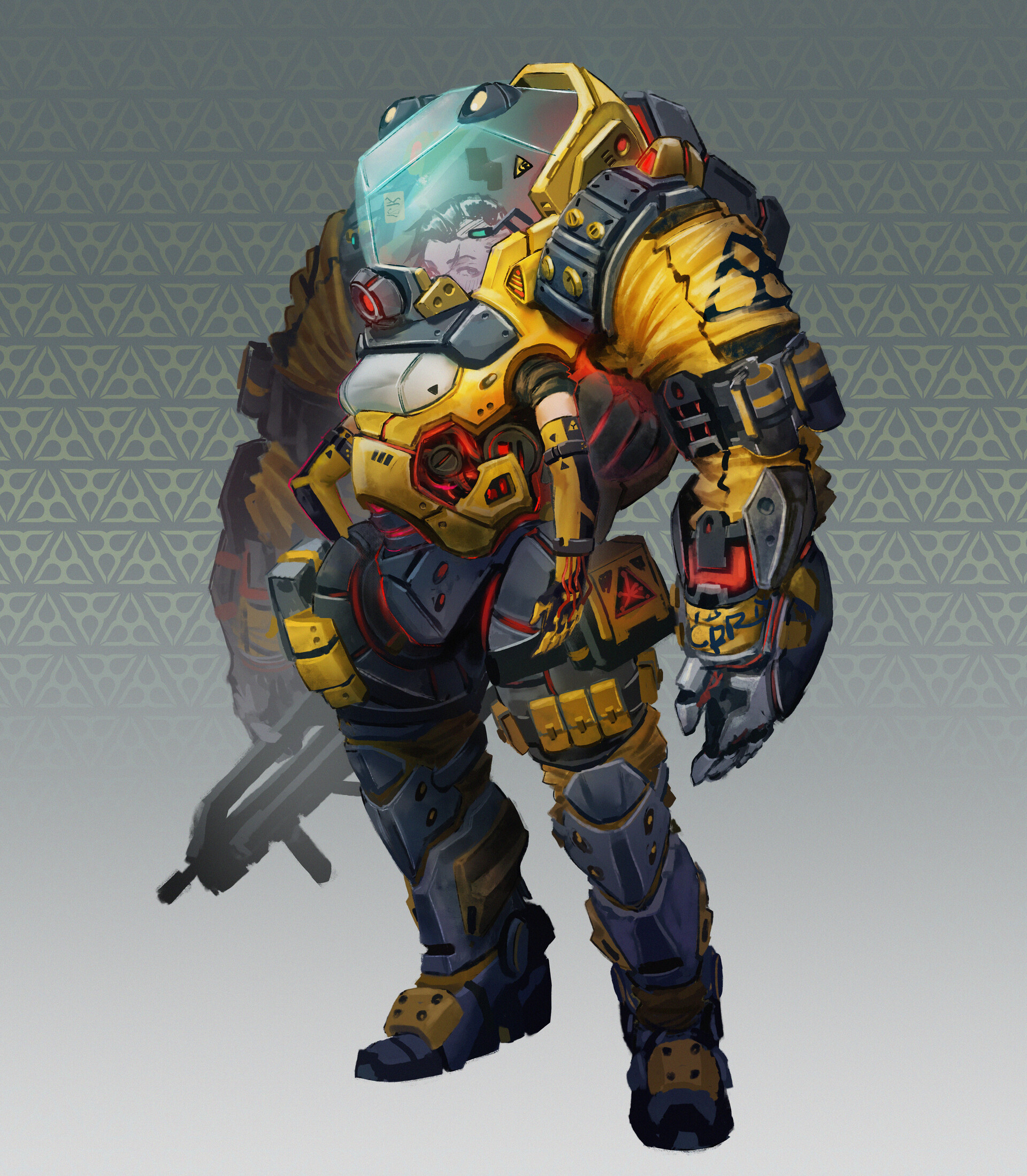 ArtStation - Finka inspired Mech - Rainbow 6 Extraction