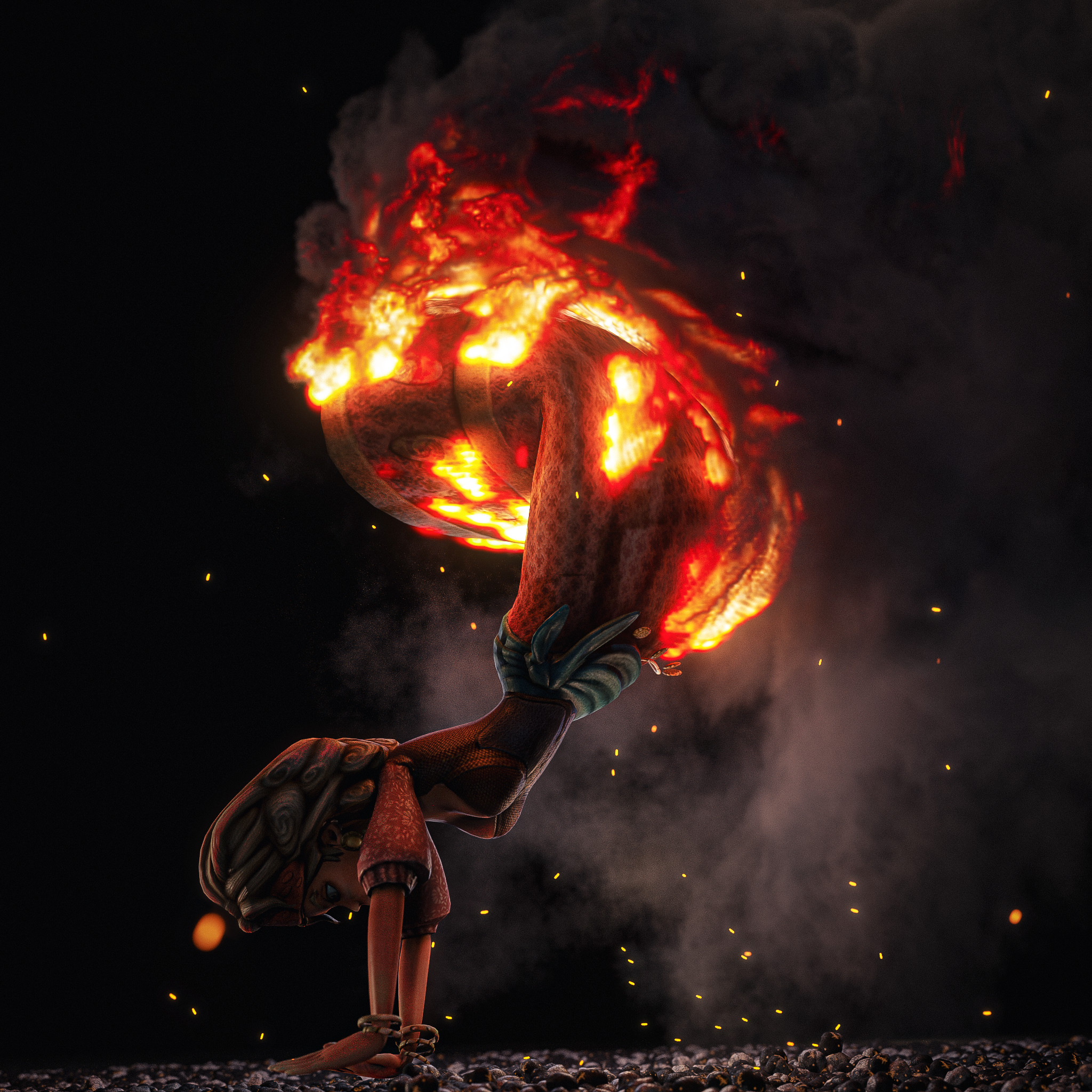 Emil Karlsson - Houdini Pyro Simulation