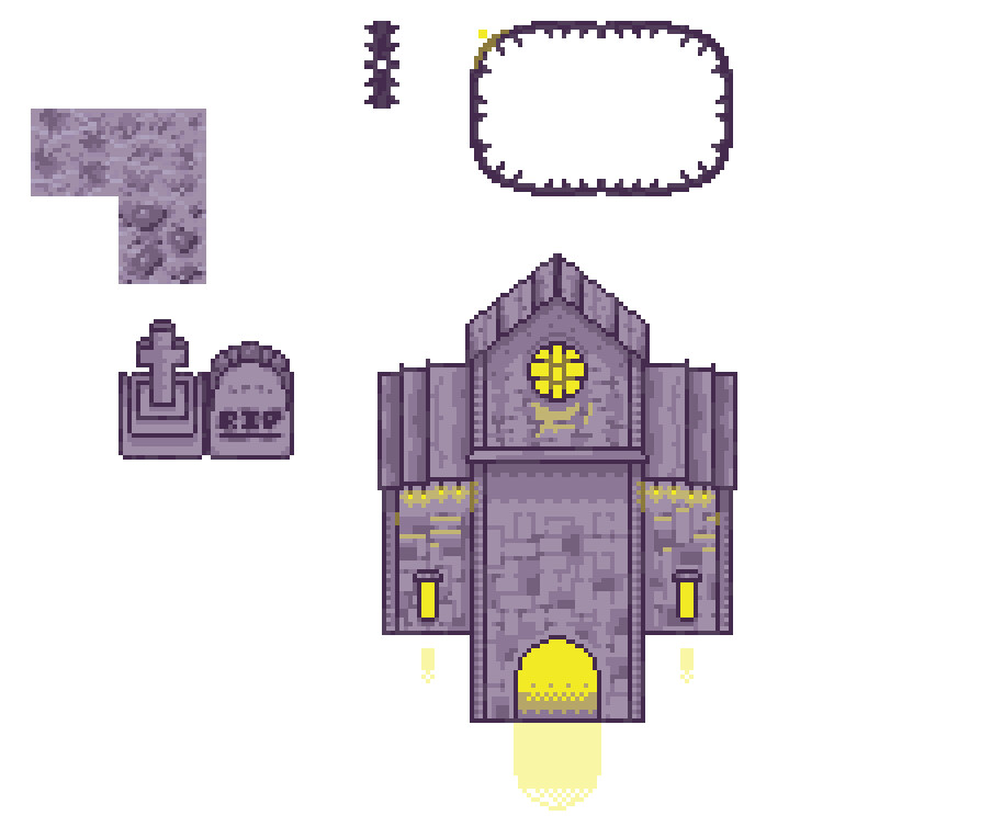 Jacob Stokes - Graveyard tilemaps + building