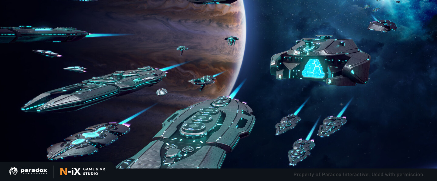 N-iX Game & VR Studio - STELLARIS - Humanoid species pack ships