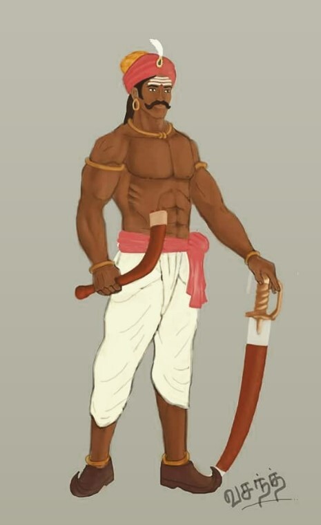 ArtStation - CHINNA MARUTHU TAMIL KING