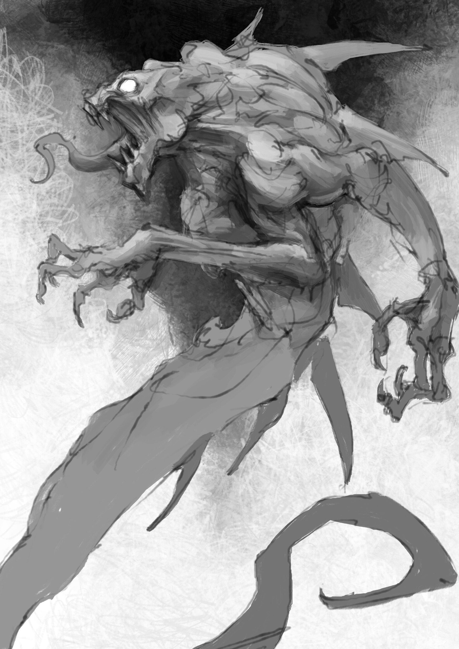 ArtStation - monster sketch