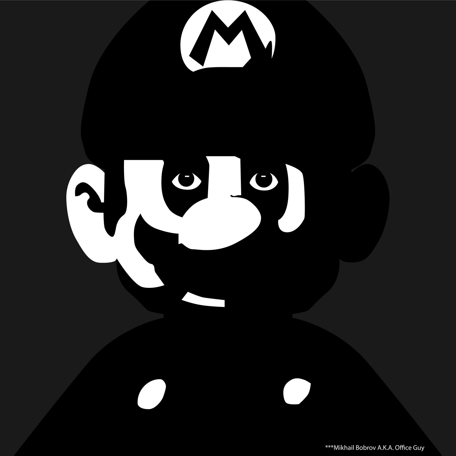 Mikhail B a.k.a. OFFICE GUY - Vector profile picture for social media ...