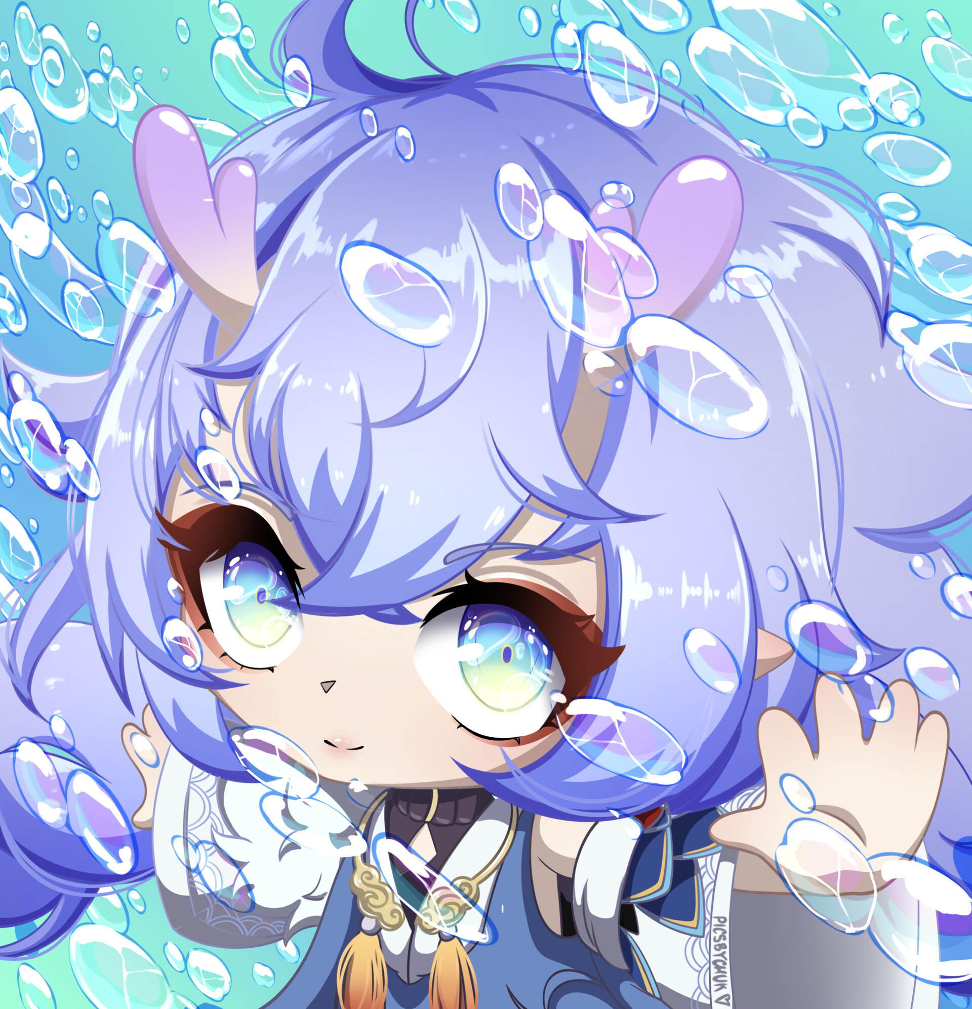 ArtStation - Bailu Honkai impact srar rail fan art