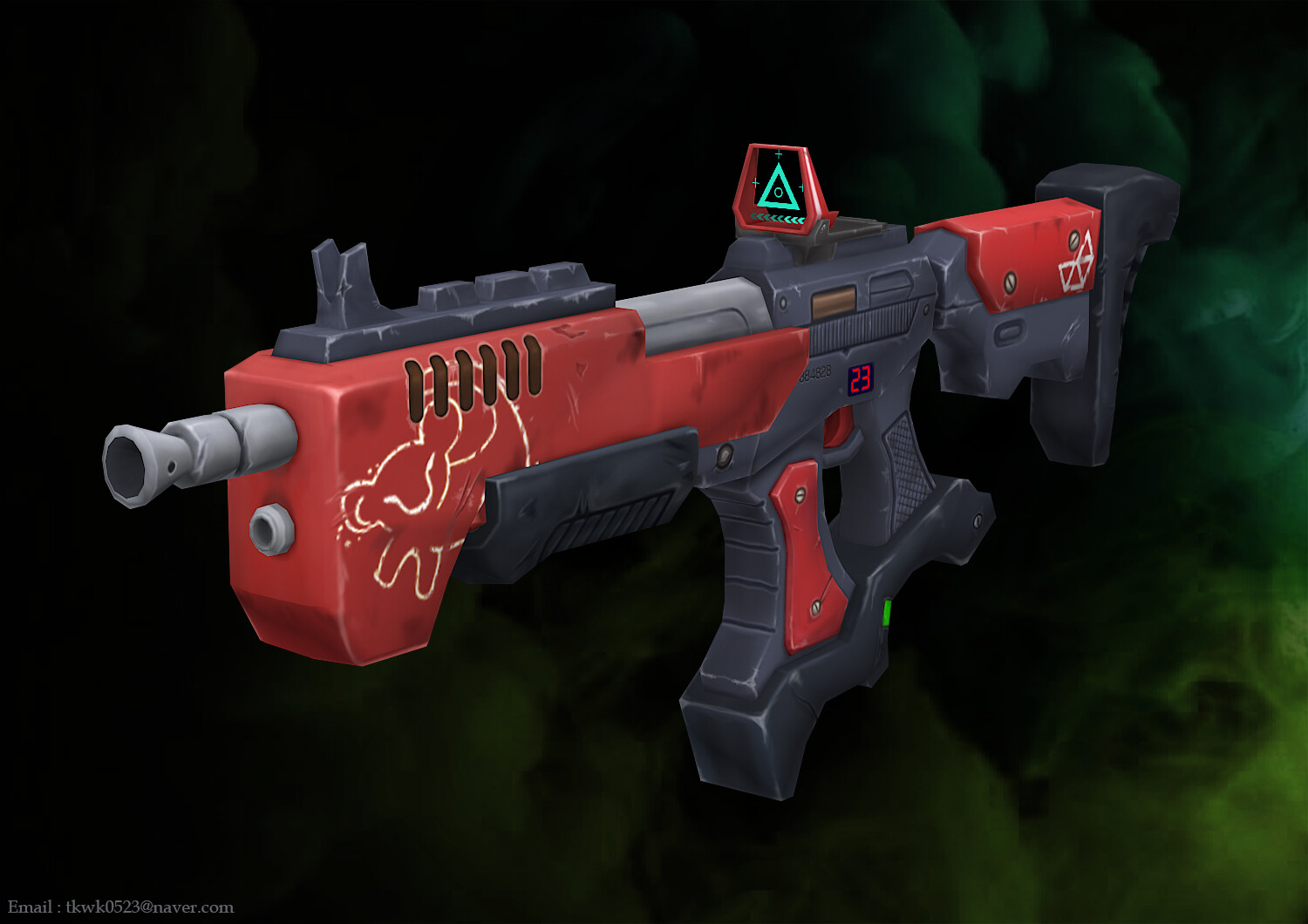 ArtStation - 3DS Gun