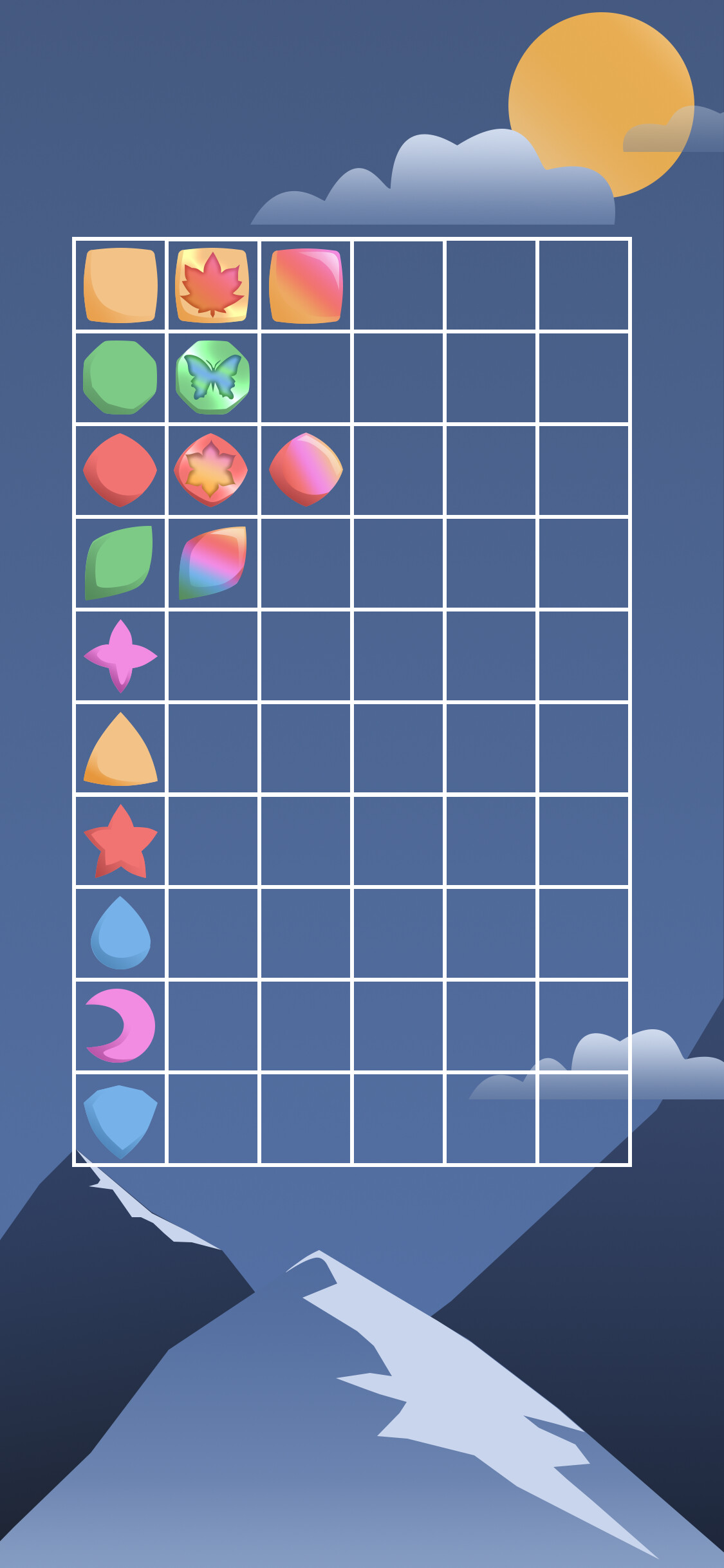 ArtStation - Part of the design for the Match Three game